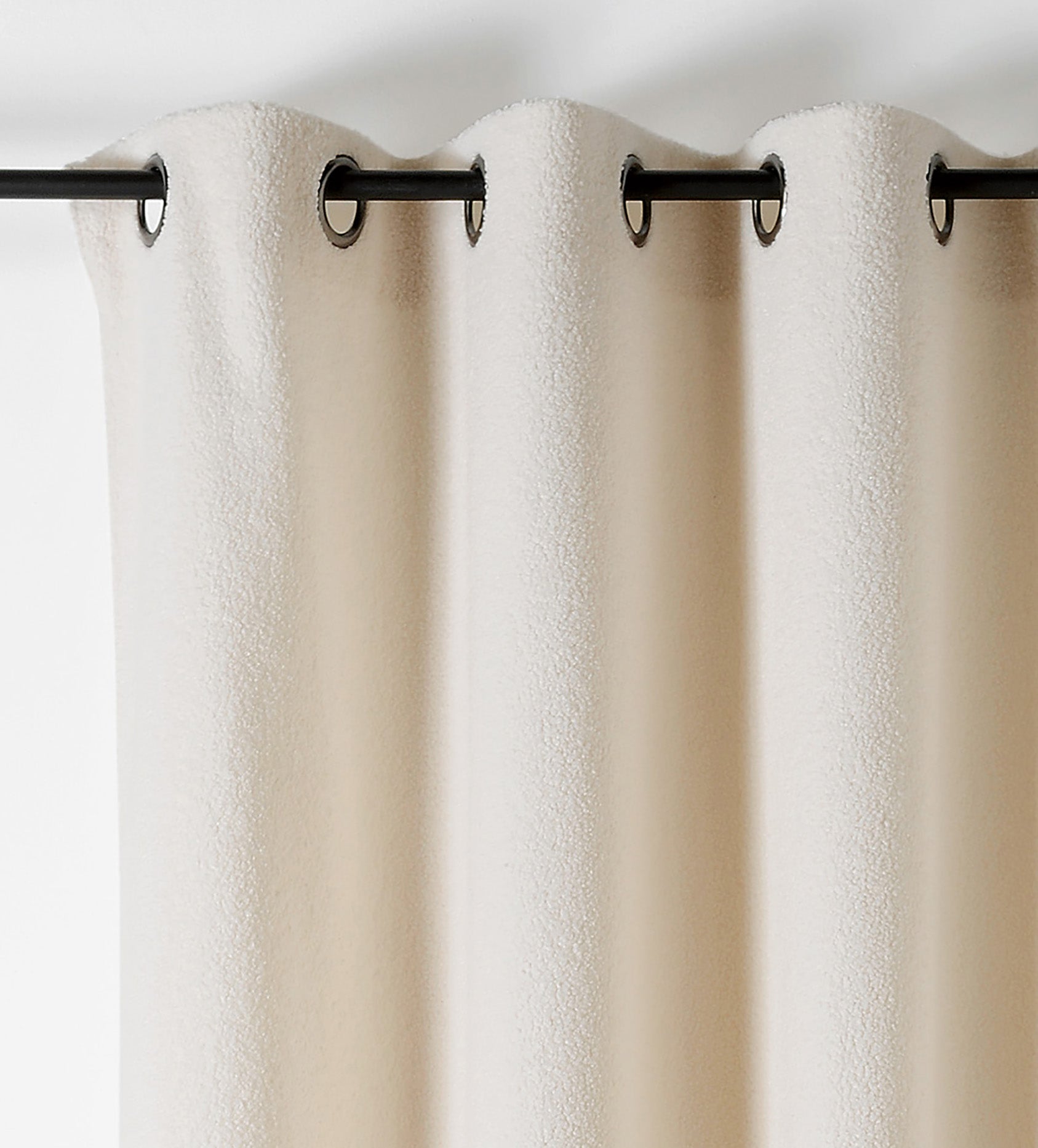 Rideau tamisant, Mouton, beige H.240 x l.140 cm | Leroy Merlin
