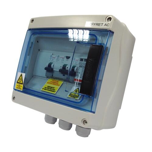 Coffret de protection AC mono 6kW avec parafoudre | Bricoman