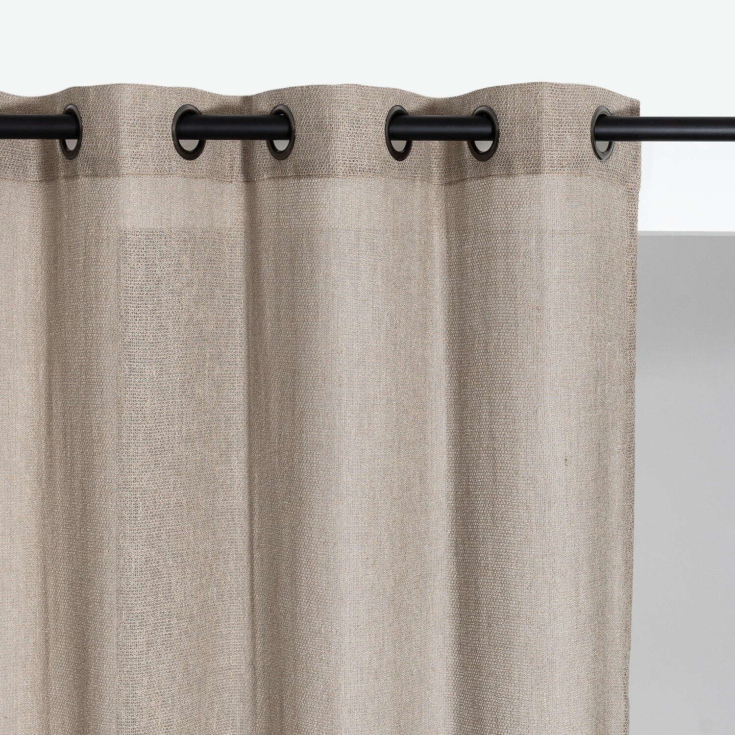Voilage tamisant, Etretat, beige H.240 x l.140 cm | Leroy Merlin