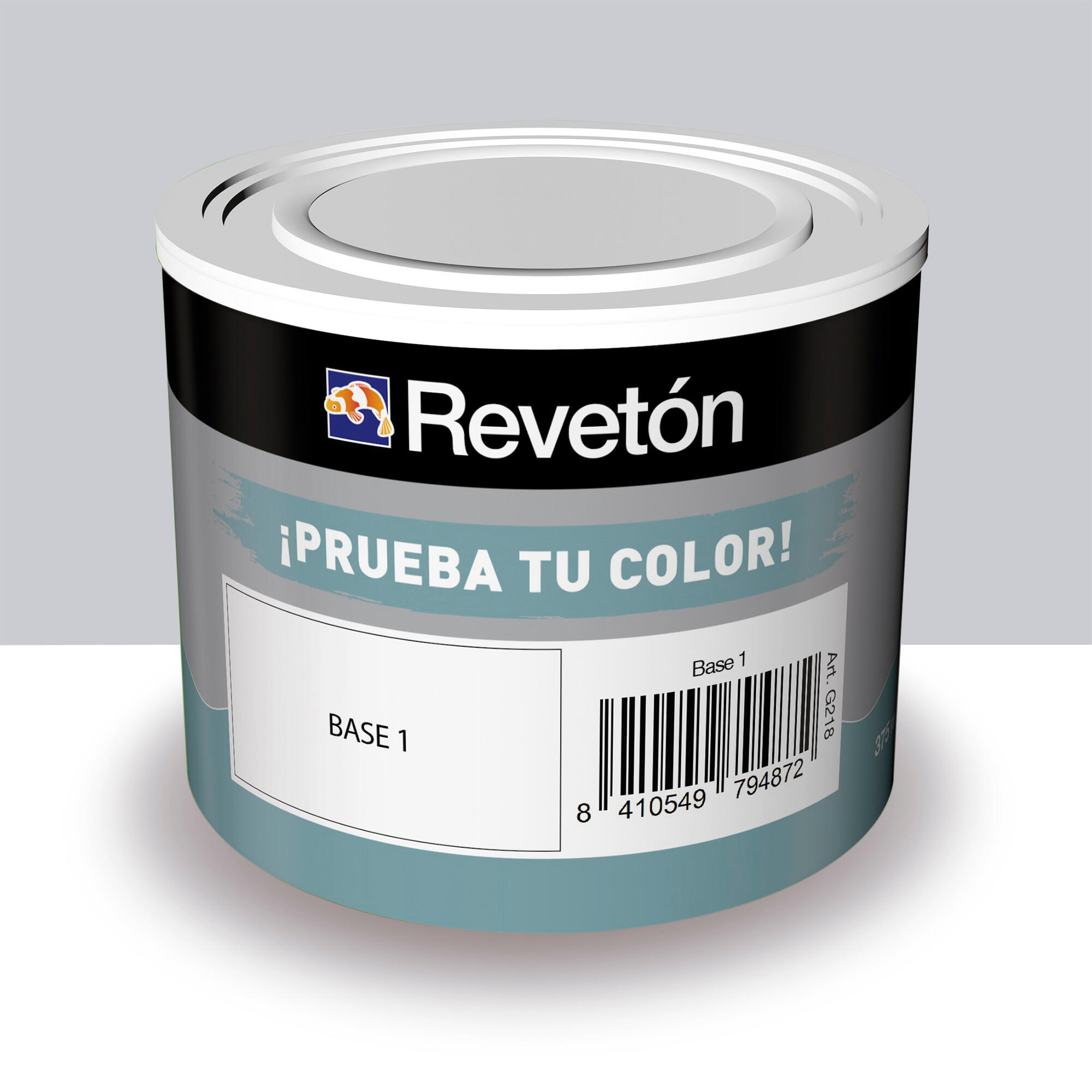 Tester de pintura Color a tu gusto REVETÓN color neutro gris acero ...