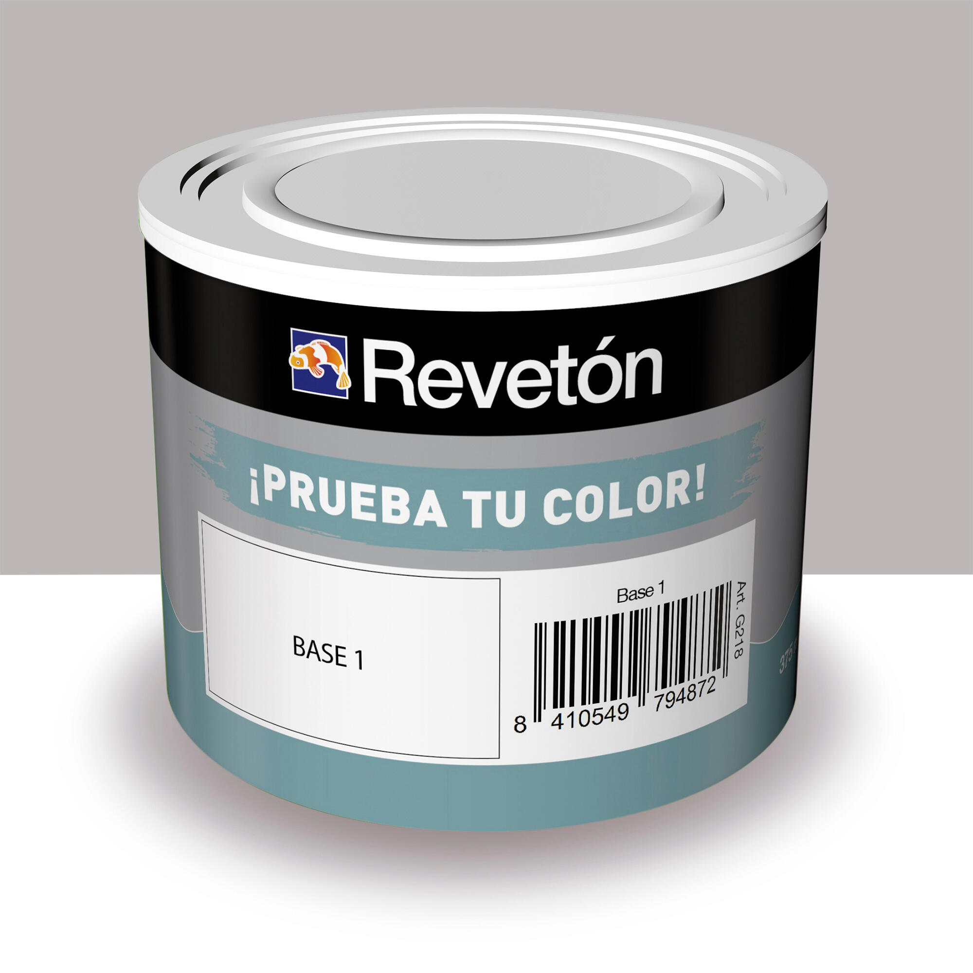 Tester de pintura Color a tu gusto REVETÓN color neutro gris delfín ...