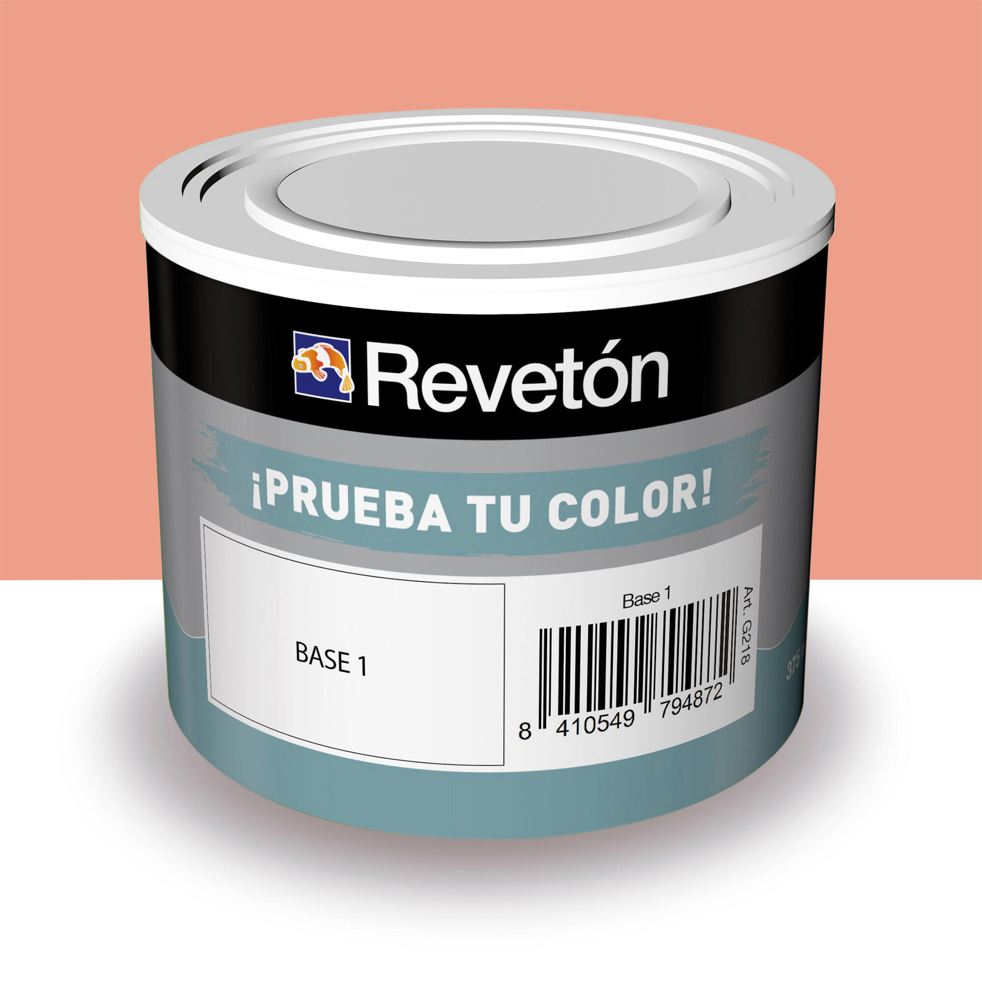 Tester de pintura Color a tu gusto REVETÓN color salmón intenso oscuro ...