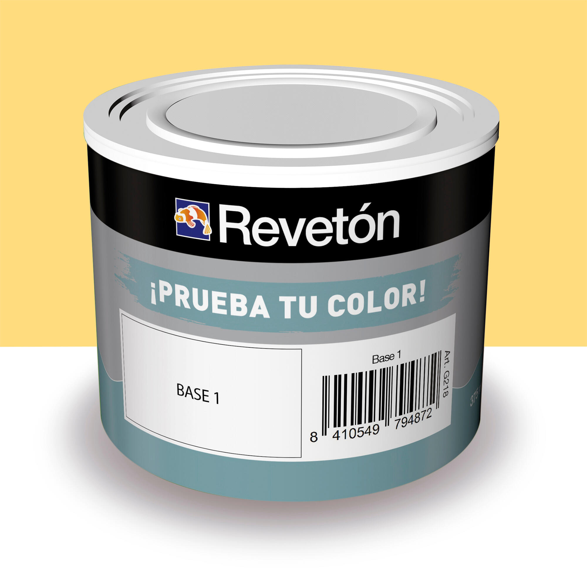 Tester de pintura Color a tu gusto REVETÓN color amarillo intenso ...
