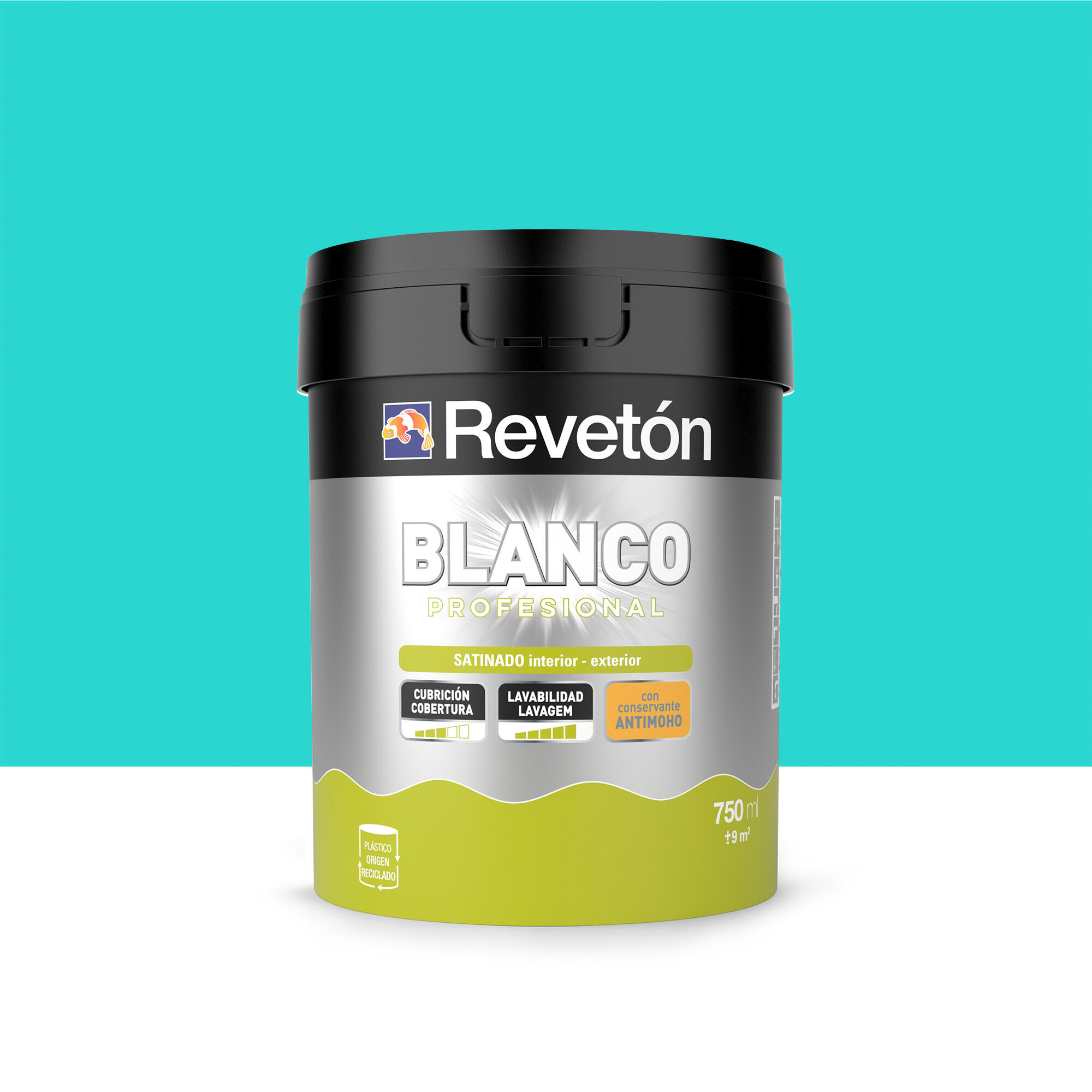 Pintura de interior Color a tu gusto REVETÓN color turquesa medio muy ...