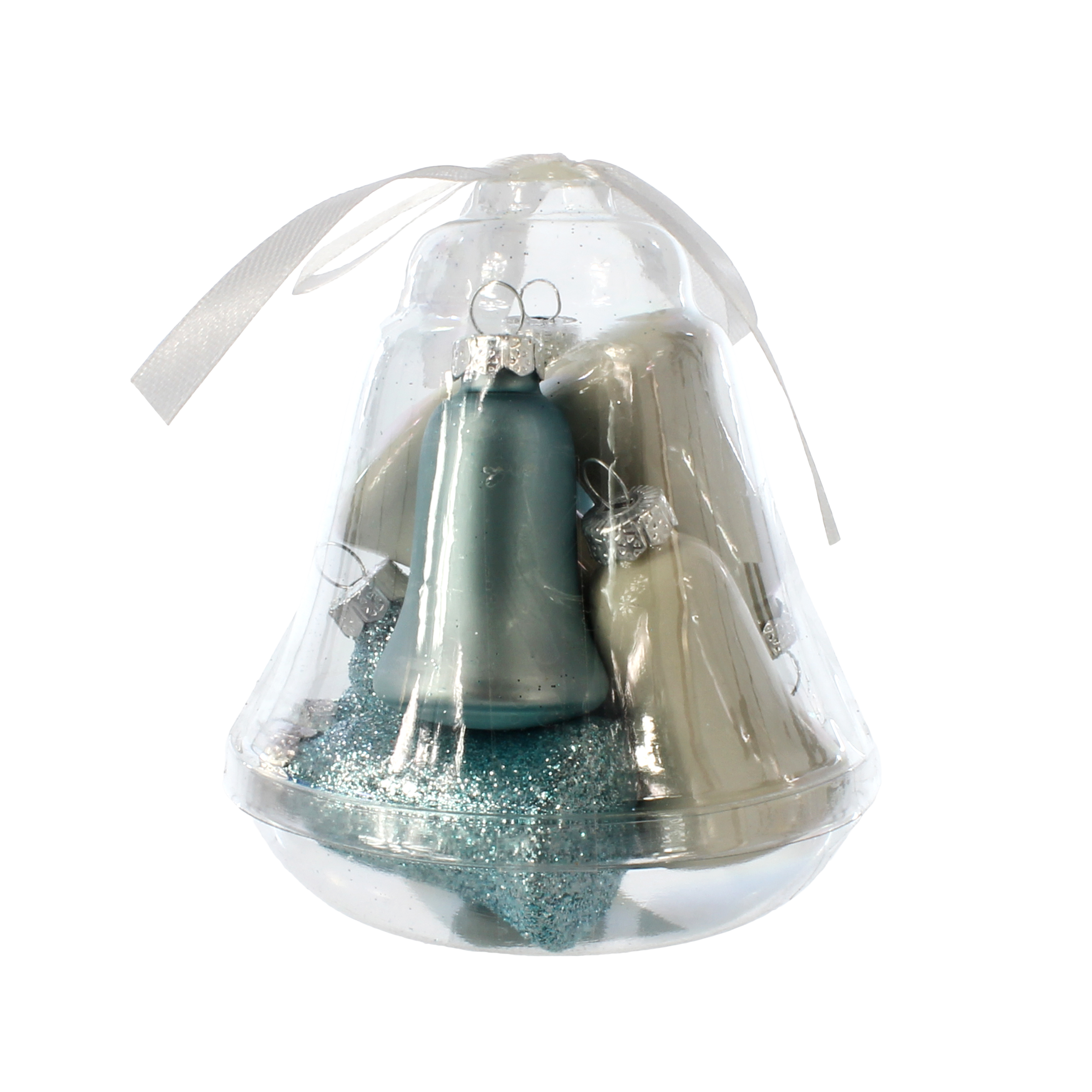 Bombka szklana dzwonek 8cm 9 szt. mix - Leroy Merlin