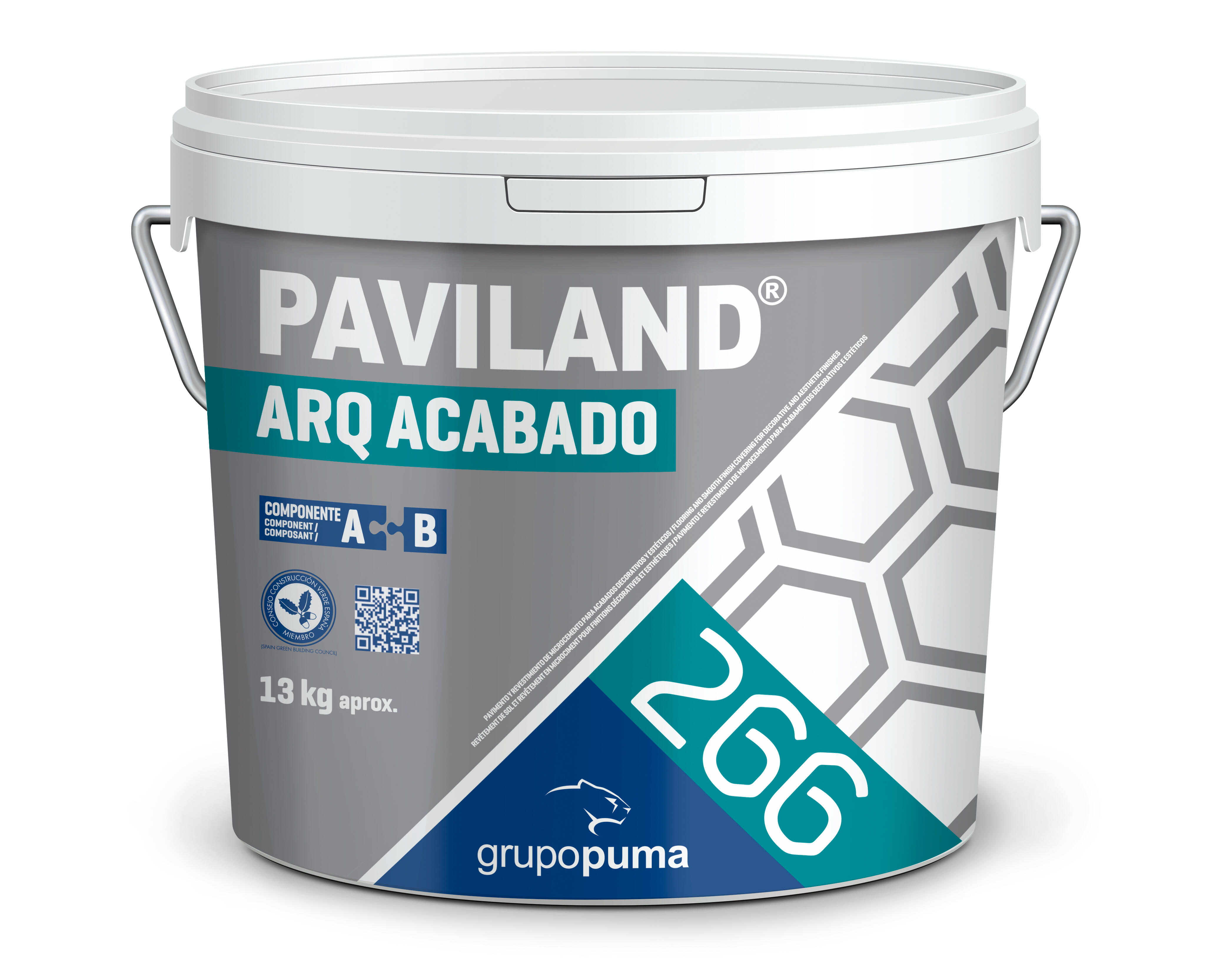 Acabado PAVILAND ARQ bicomponente 13 kg blanco | Leroy Merlin