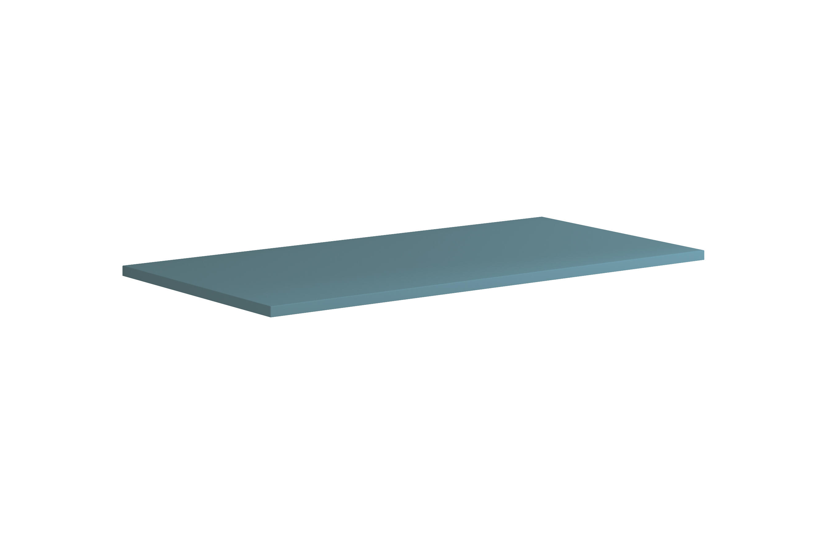 Top per lavabo Niwa L 90 x H 1.8 x P 46 cm laccato opaco blu pacifico ...