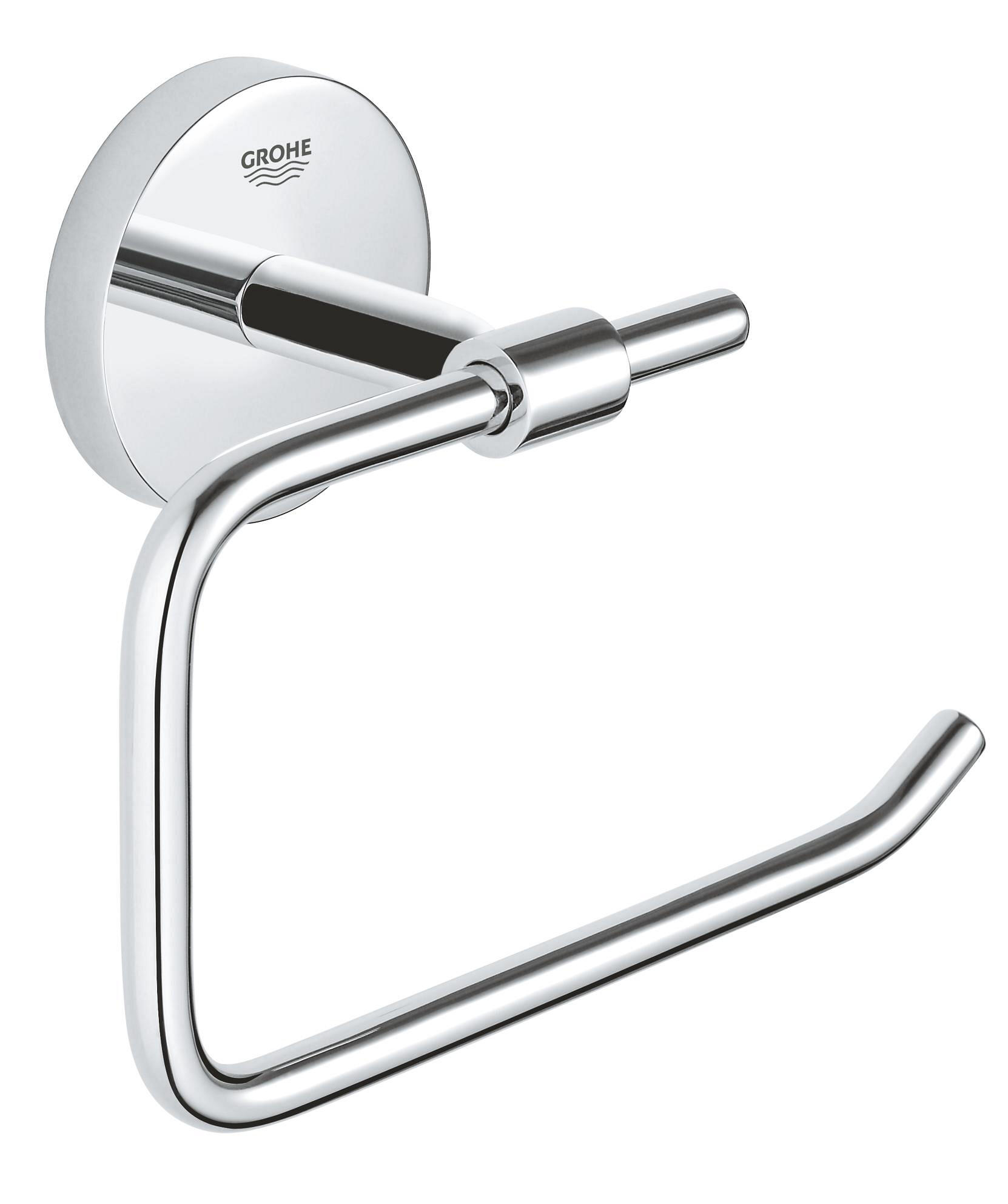 PORTA ROLO S/ TAMPA ESSENTIALS CROMADO GROHE | Obramat