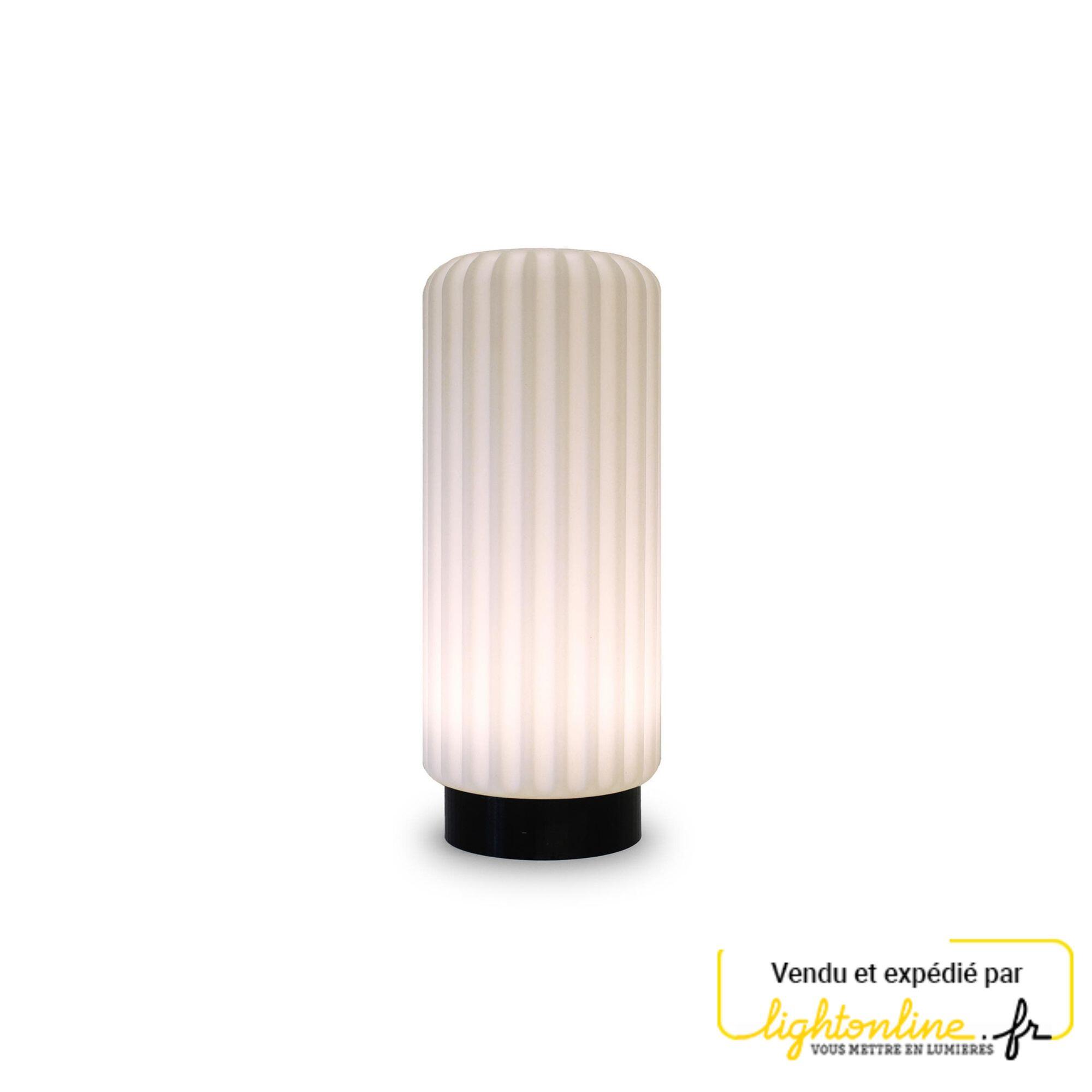 Lampe Dentelle LED, sans fil, noir, H.29 cm | Leroy Merlin