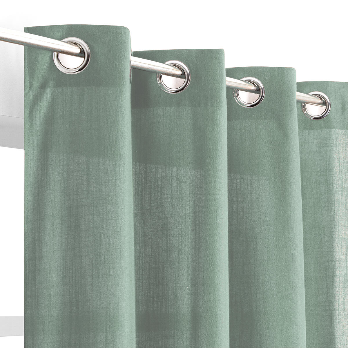 Rideau tamisant Sassoun, vert sauge l.140 x H.240 cm | Leroy Merlin