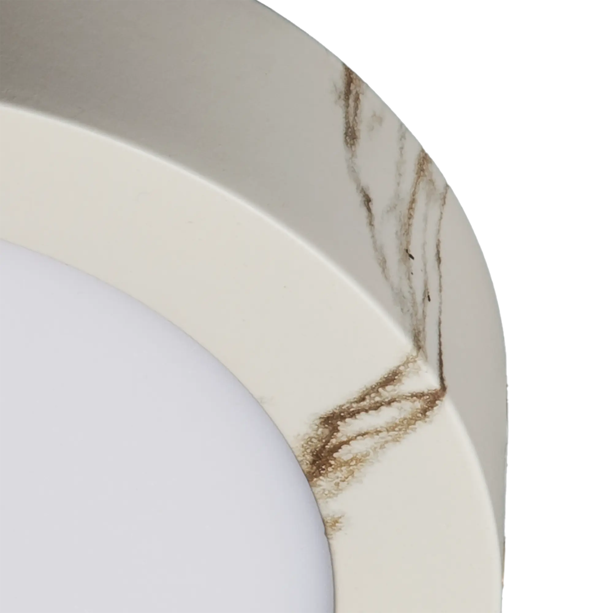 Downlight LED de superficie ALVERLAMP GROK blanco redondo ø17 cm 1284 ...