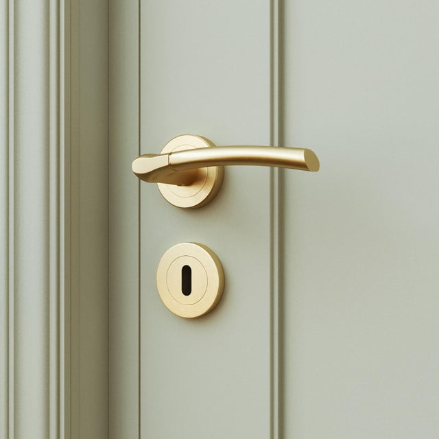 Poignee De Porte Laiton Brosse