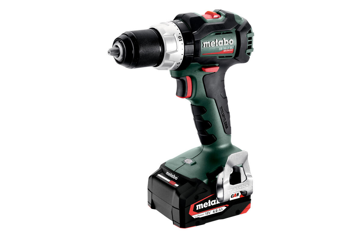 Taladro percutor sin cable METABO 18 V SB 18 LT BL 2x4.0 | Leroy Merlin