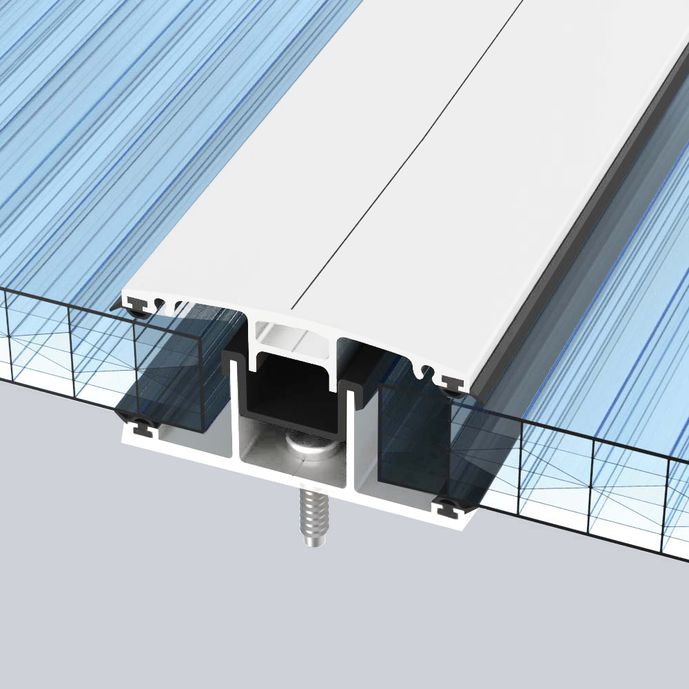 Profil jonction pour plaque polycarbonate ep. 16 mm, L.4 m | Leroy Merlin