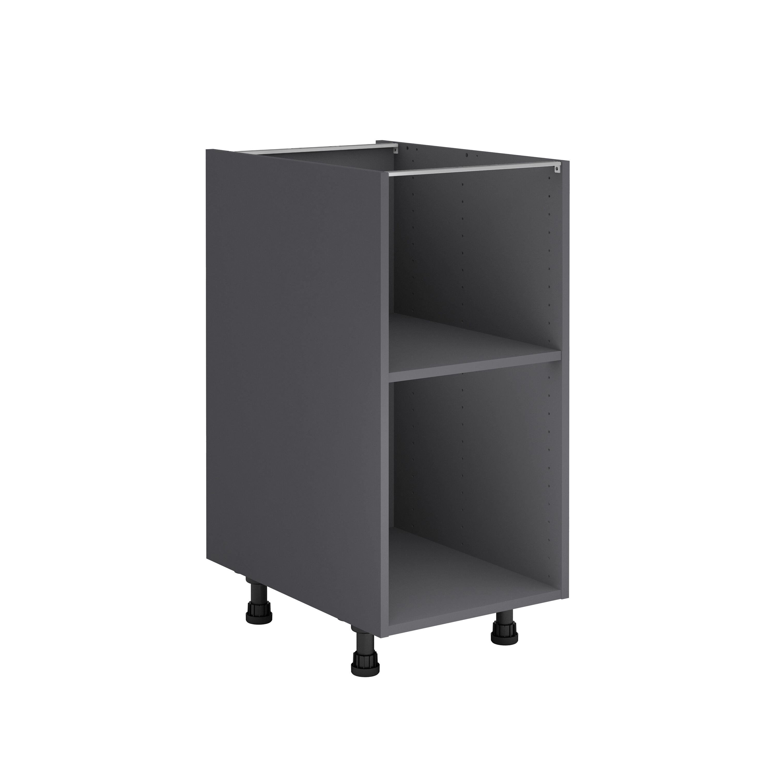 Caisson bas de cuisine DELINIA ID gris H.76.8 x l.40 x P.58 cm | Leroy ...