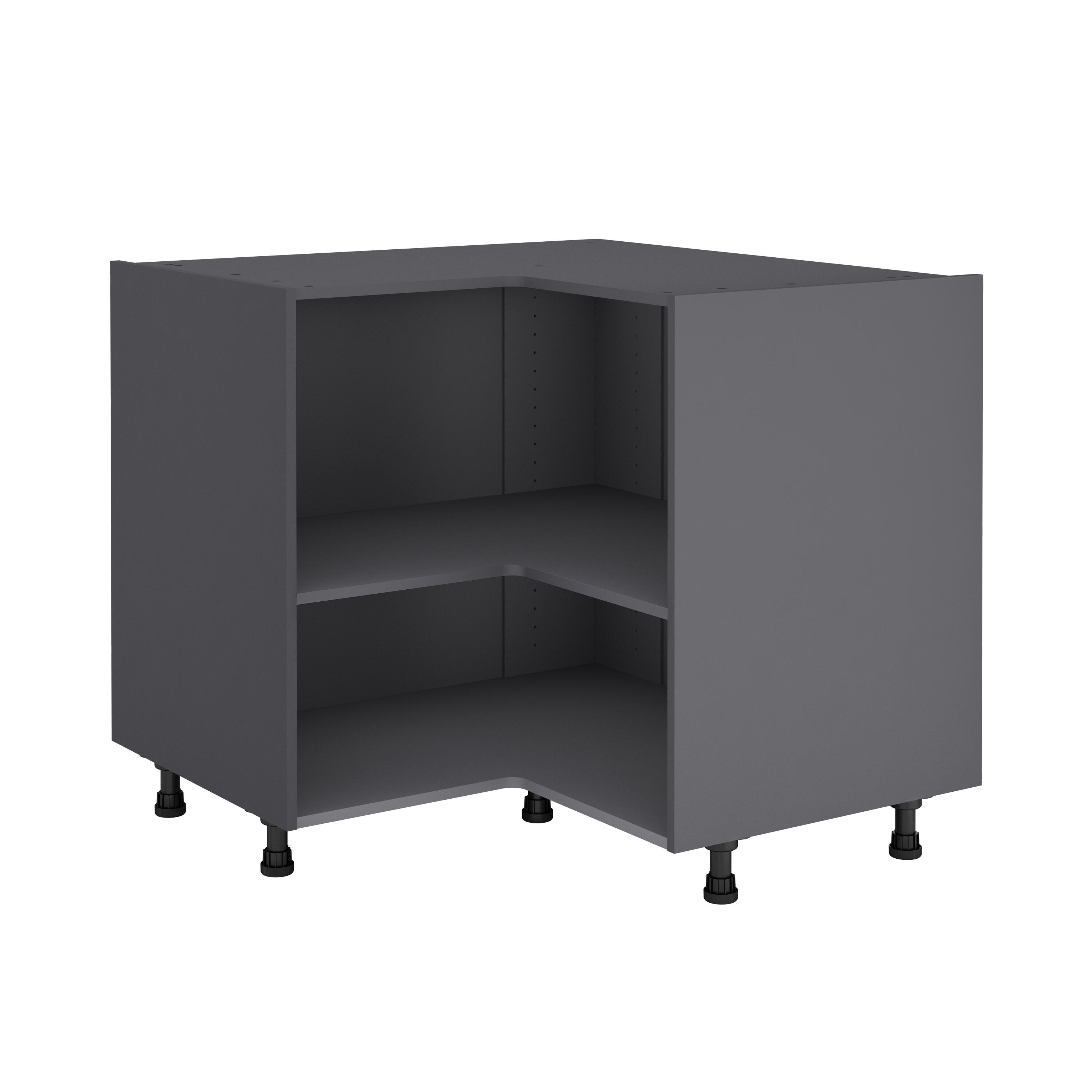 Meuble de cuisine bas d'angle DELINIA ID H.76.8 x l.97 x P.58 cm ...