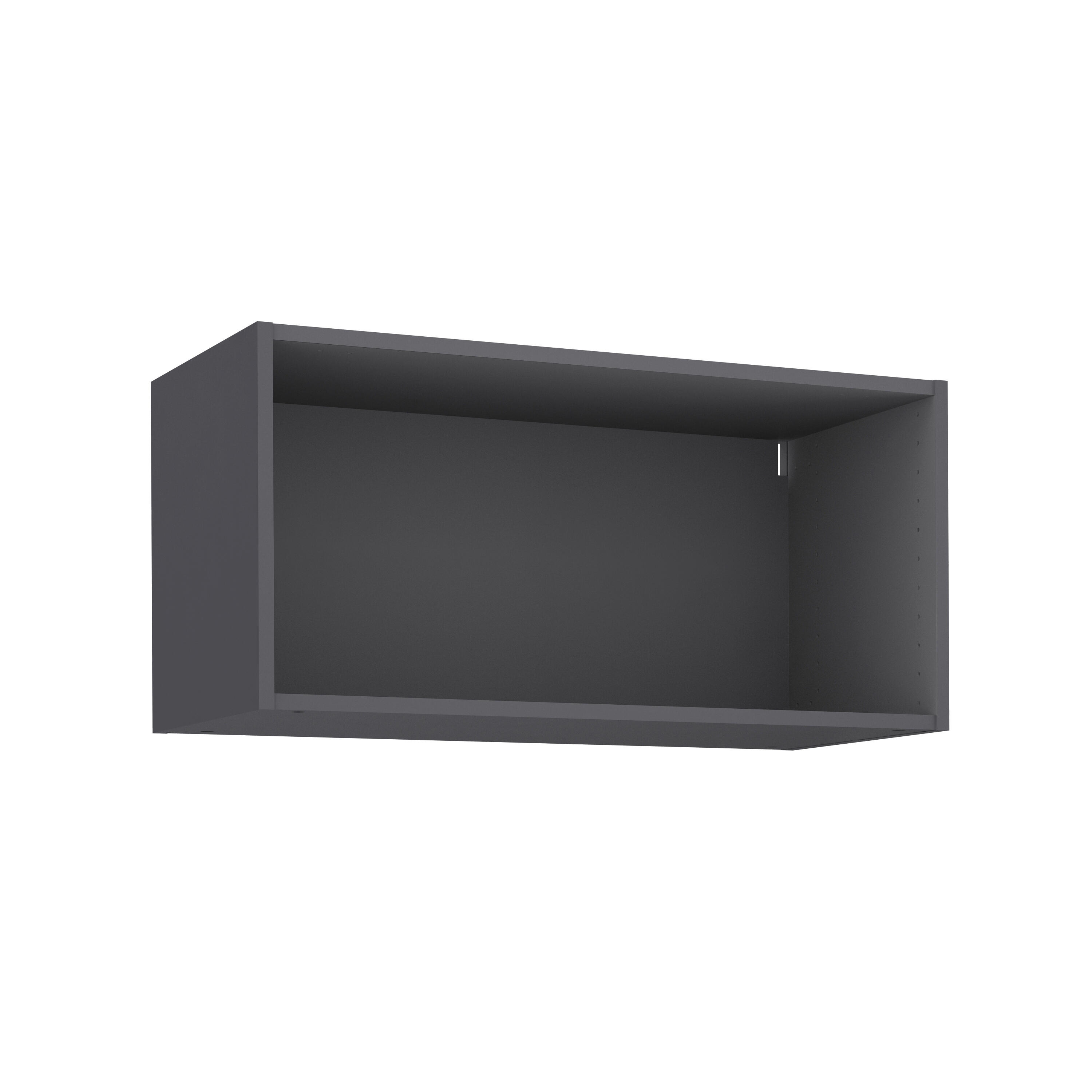 Caisson haut de cuisine DELINIA ID gris H.38.4 x l.80 x P.35 cm | Leroy ...