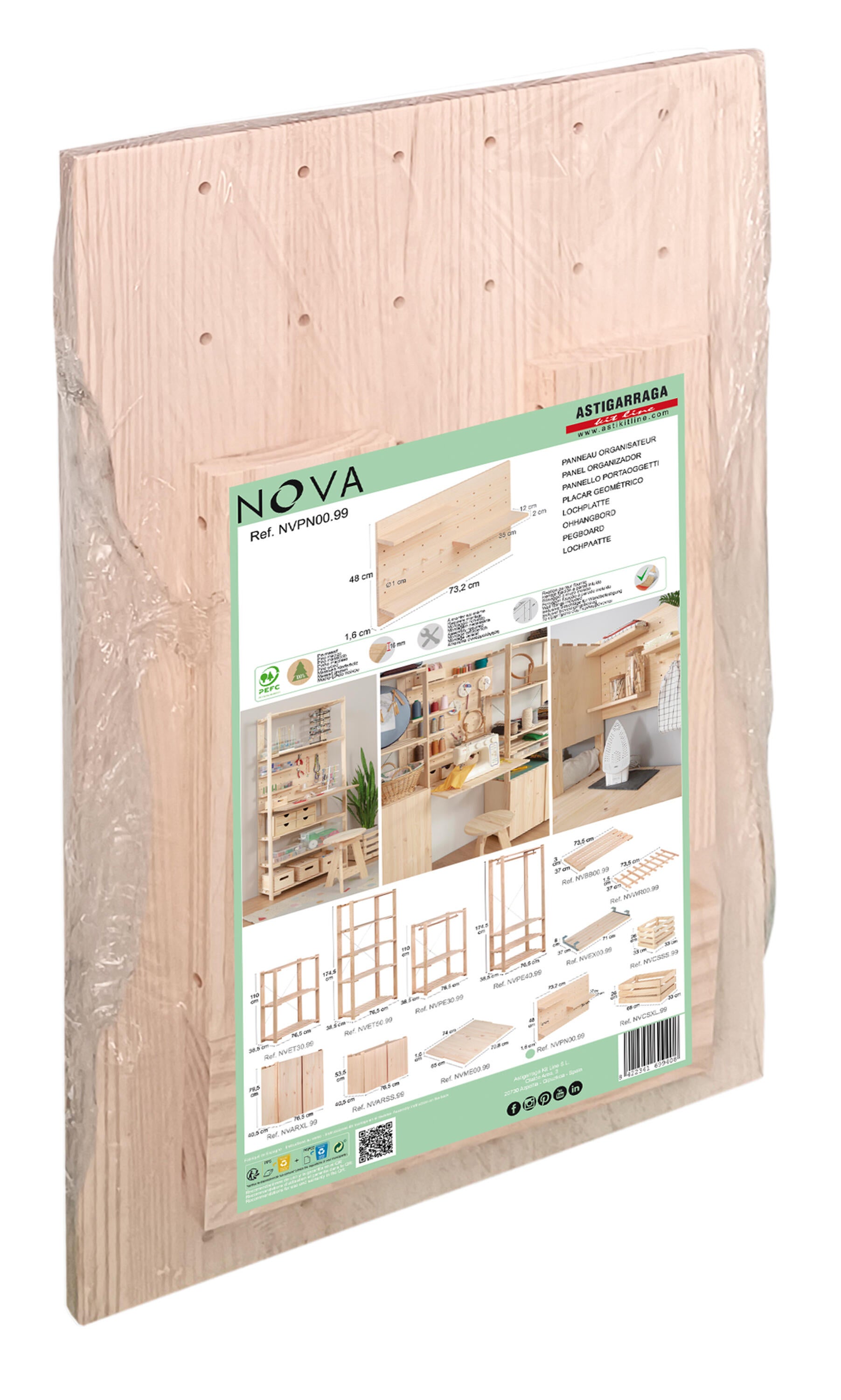 Panel portaherramientas ASTIGARRAGA Nova de 480 x 732 mm | Leroy Merlin