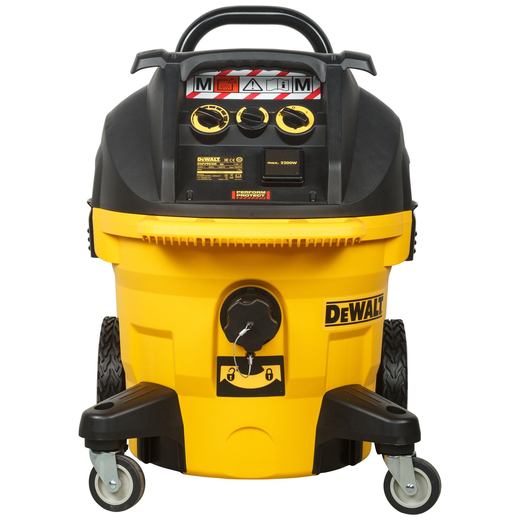 Aspirador líquidos y sólidos DEWALT DWV902M-QS, 38L y 1.400w 4.080 l ...