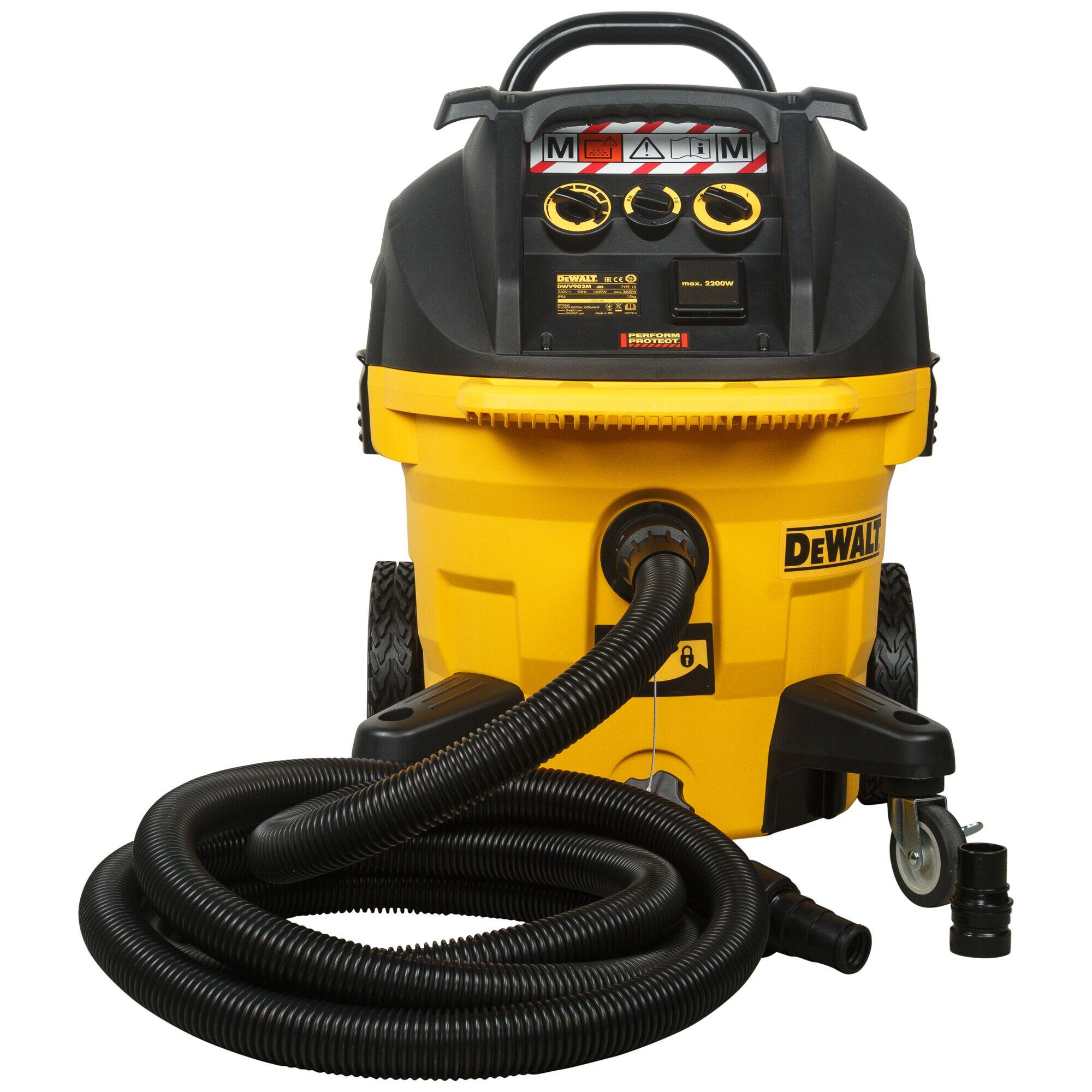 Aspirador líquidos y sólidos DEWALT DWV902M-QS, 38L y 1.400w 4.080 l ...