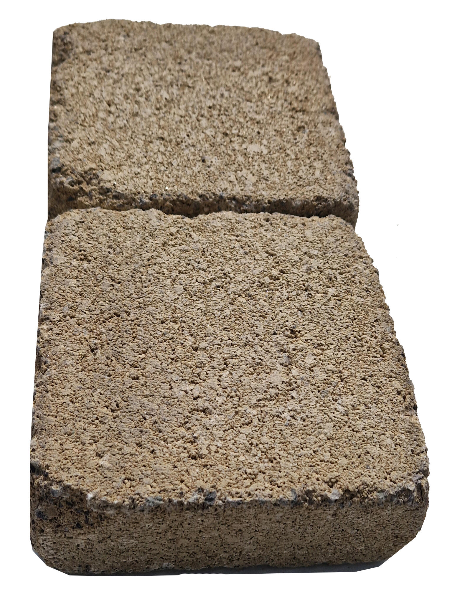 Pavé béton Stratura MATERRUP au m², beige L.15 cm x l.15 cm x Ep.60 mm ...