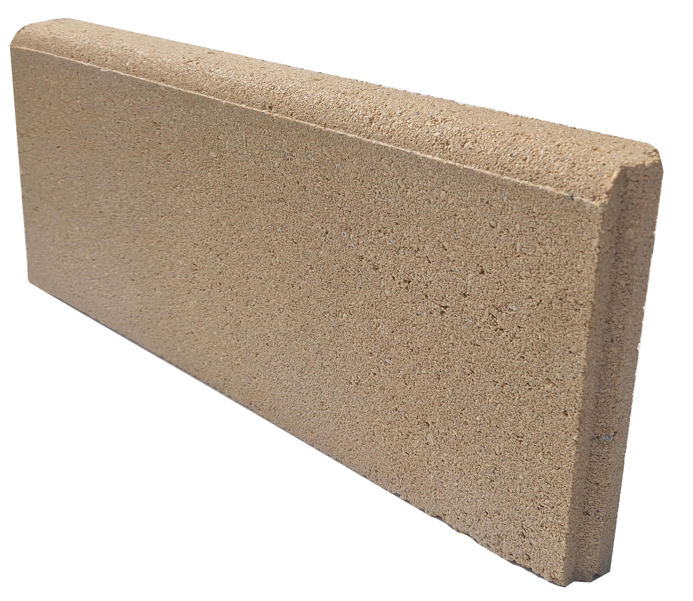 Bordure béton emboîtable MATERRUP, beige, H.20 x L.50 xEp.5 cm | Leroy ...