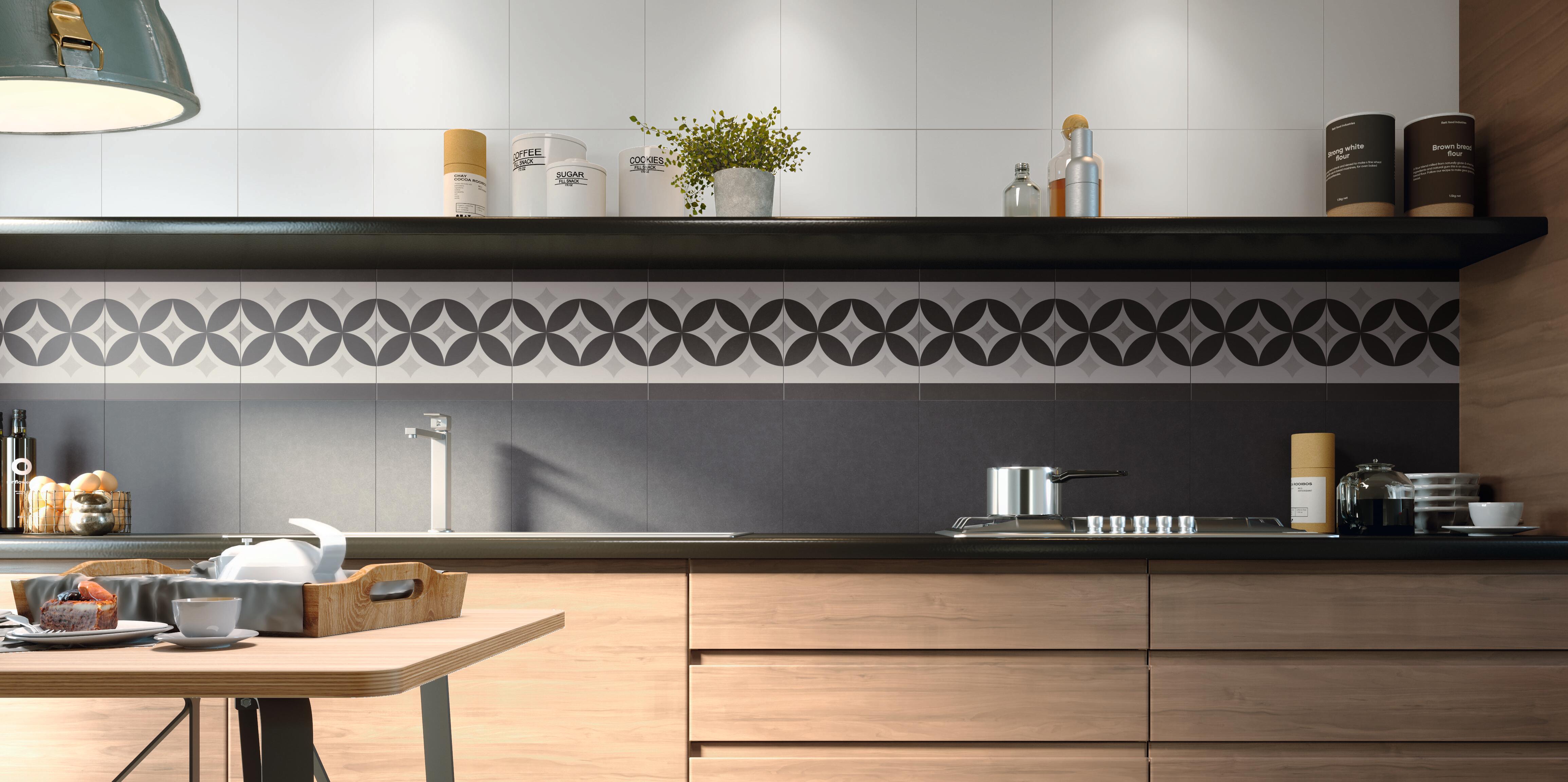 Suelo/Azulejo porcelánico Hanoi efecto black base 33x33 cm C2 | Leroy ...