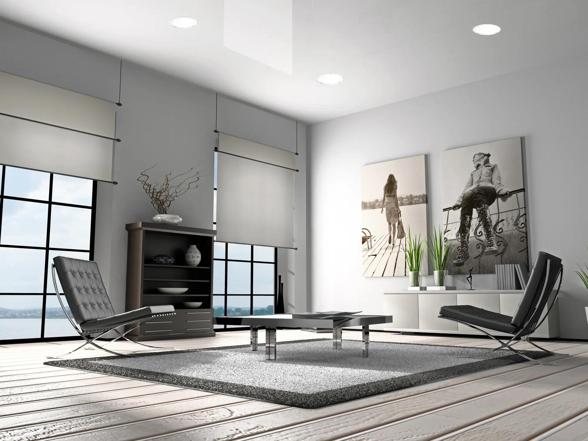 Downlight LED empotrable MIALUZ GROK blanco redondo ø29.5 cm 3210 luz ...