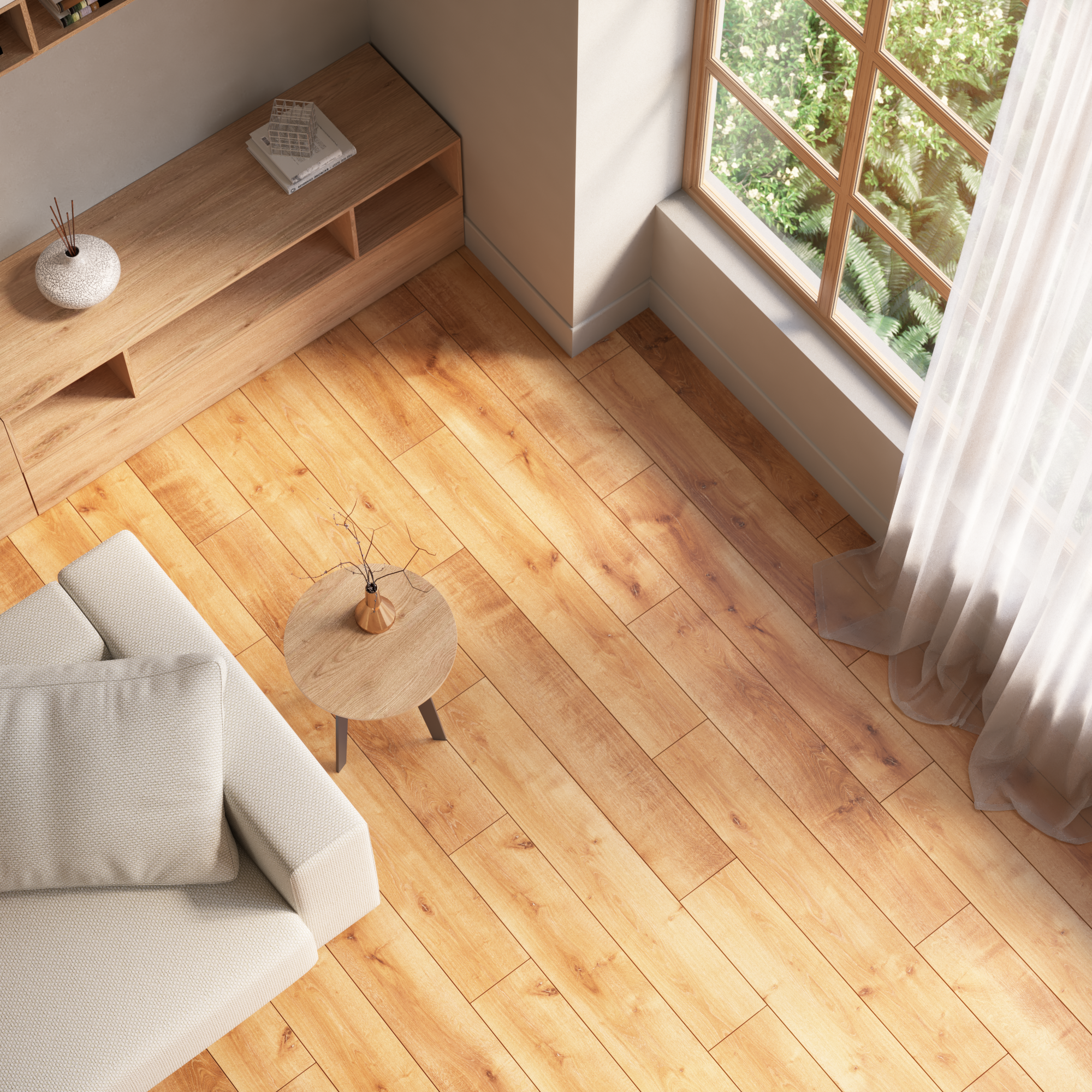 Sol stratifié intenso ARTENS DESIGN westport, l.19.2 cm, Ep.8 mm ...