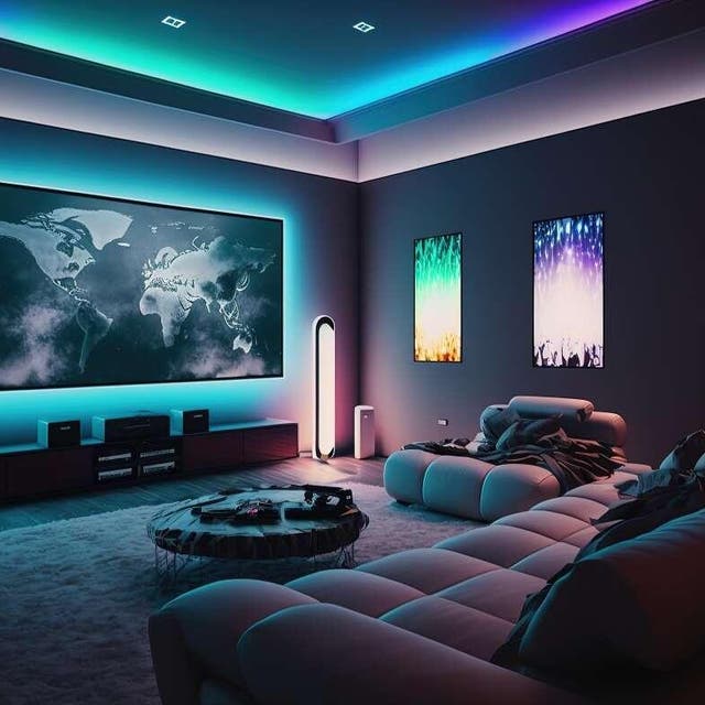 Come illuminare il soggiorno con luci a LED: consigli e idee | Leroy Merlin