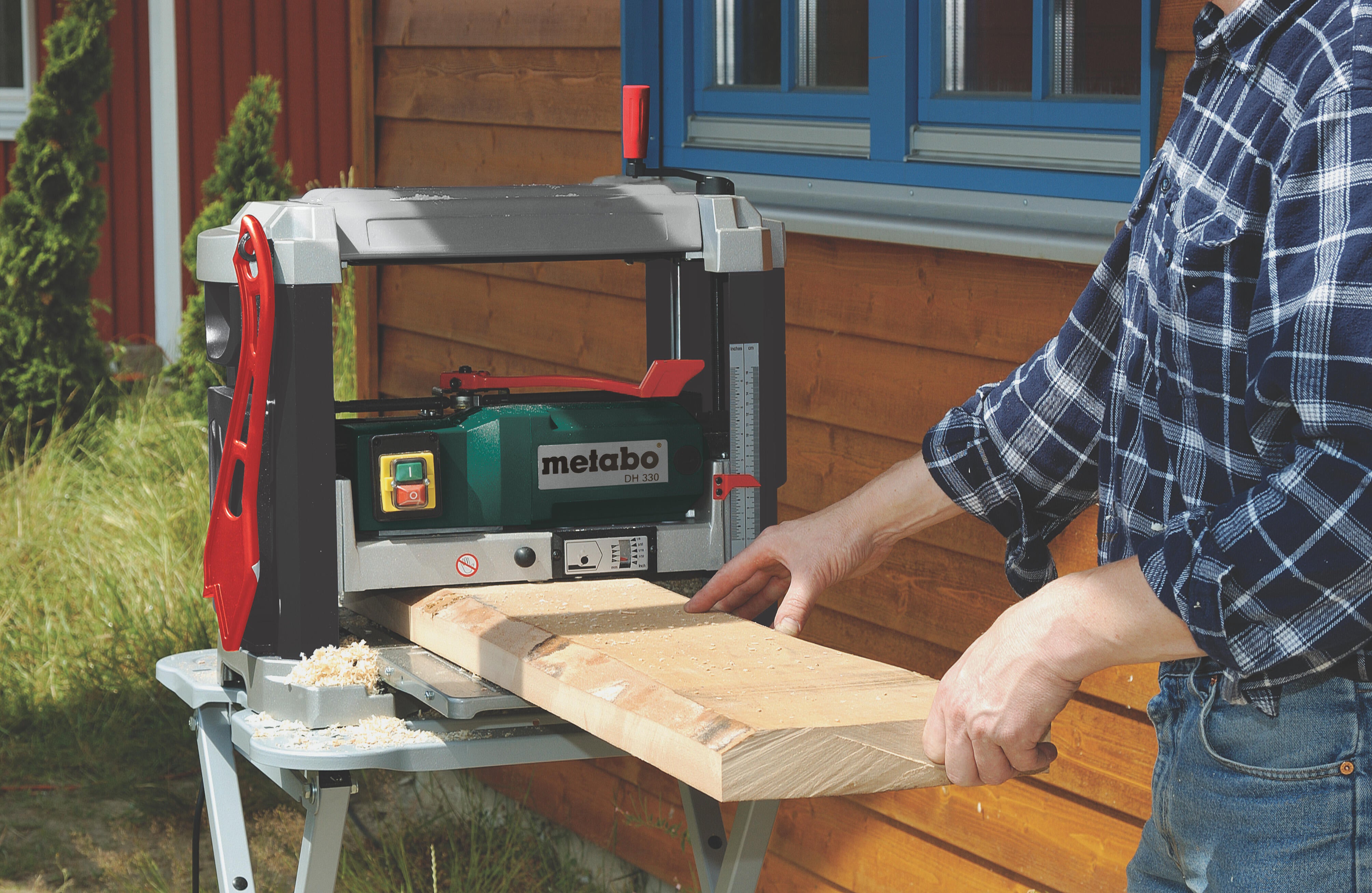 Rabot stationnaire de chantier METABO Dh330, 1800 W | Leroy Merlin