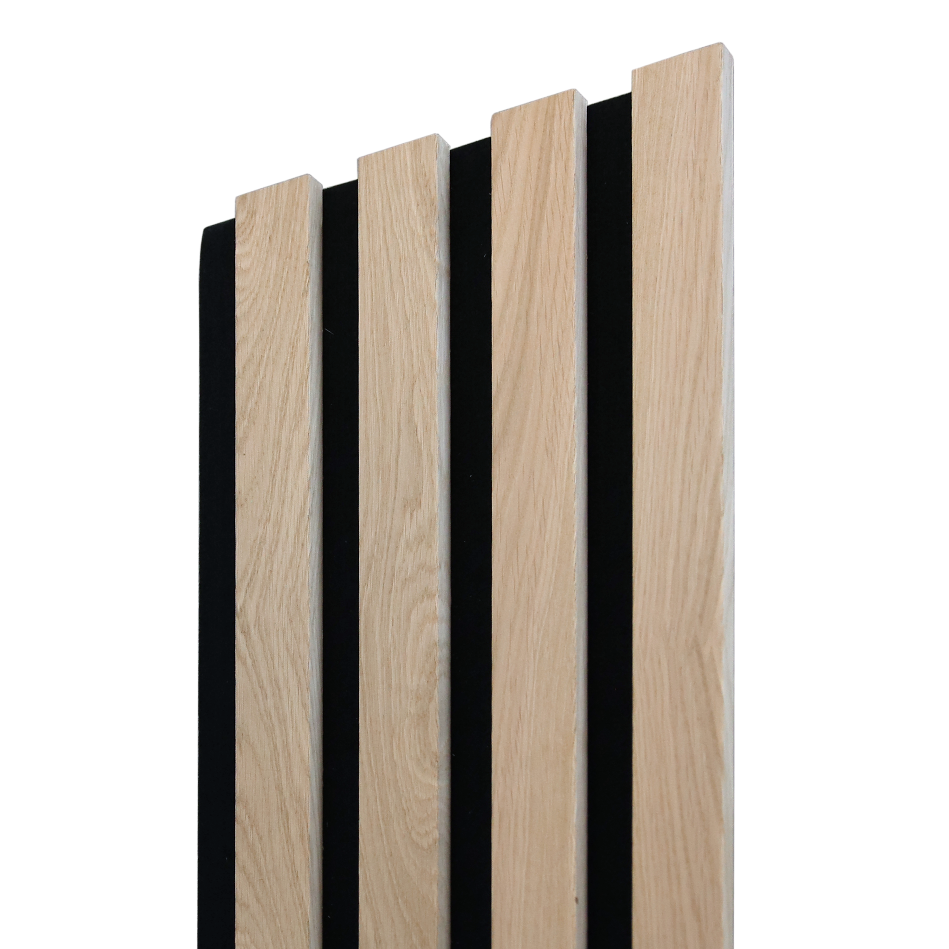 Panel ścienny 3D lamel na filcu Dąb szeroki premium - Leroy Merlin