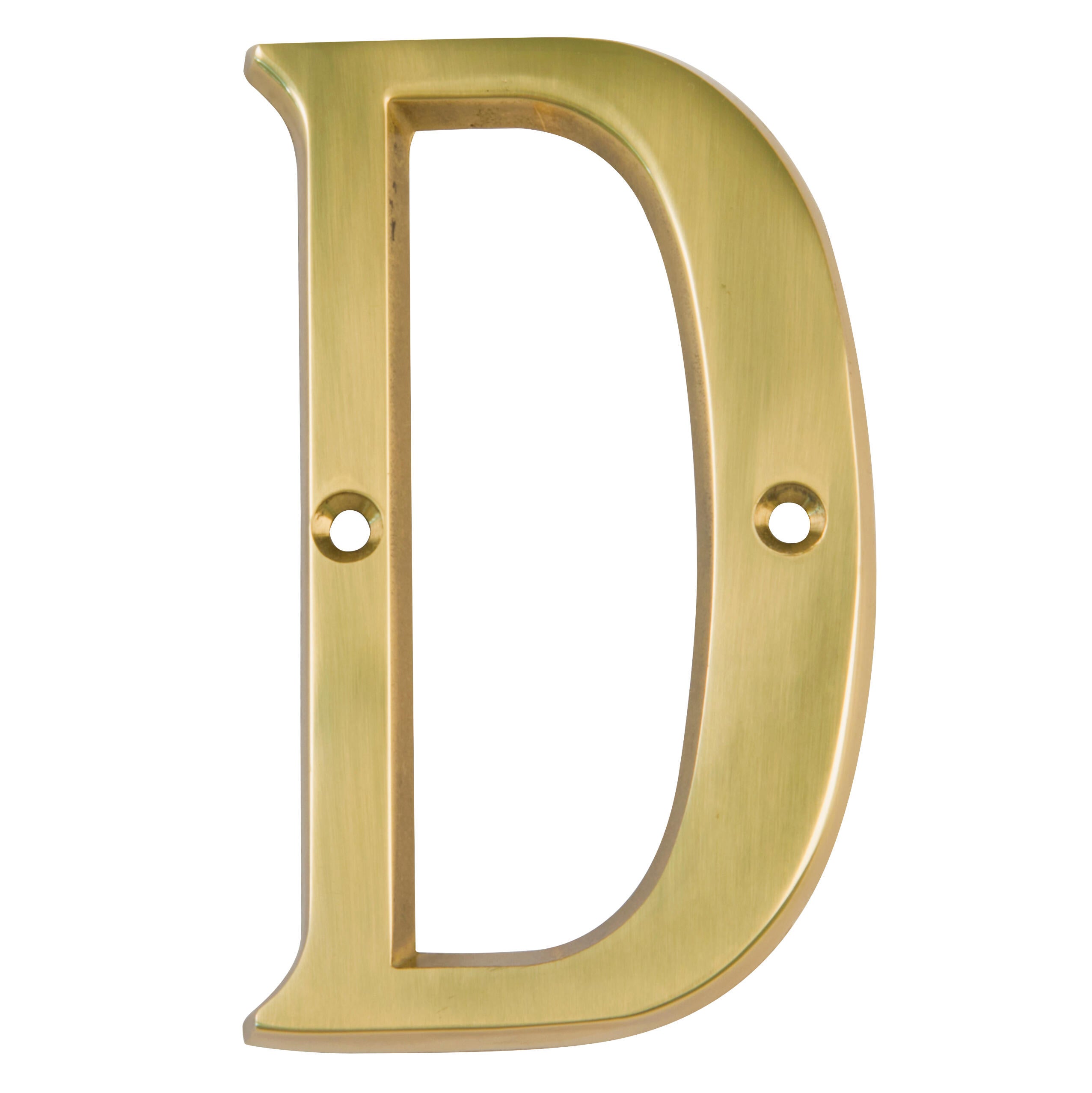 Letra Dde señalización de puerta de latón de 1.25x10.3x21.3 cm | Leroy ...