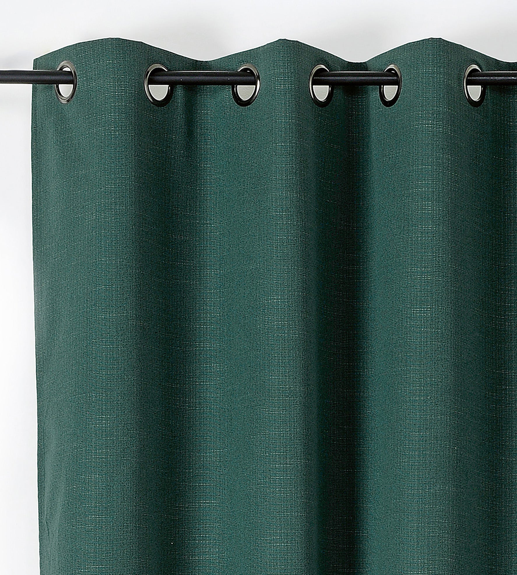 Rideau occultant, Savana, vert H.240 x l.145 cm | Leroy Merlin