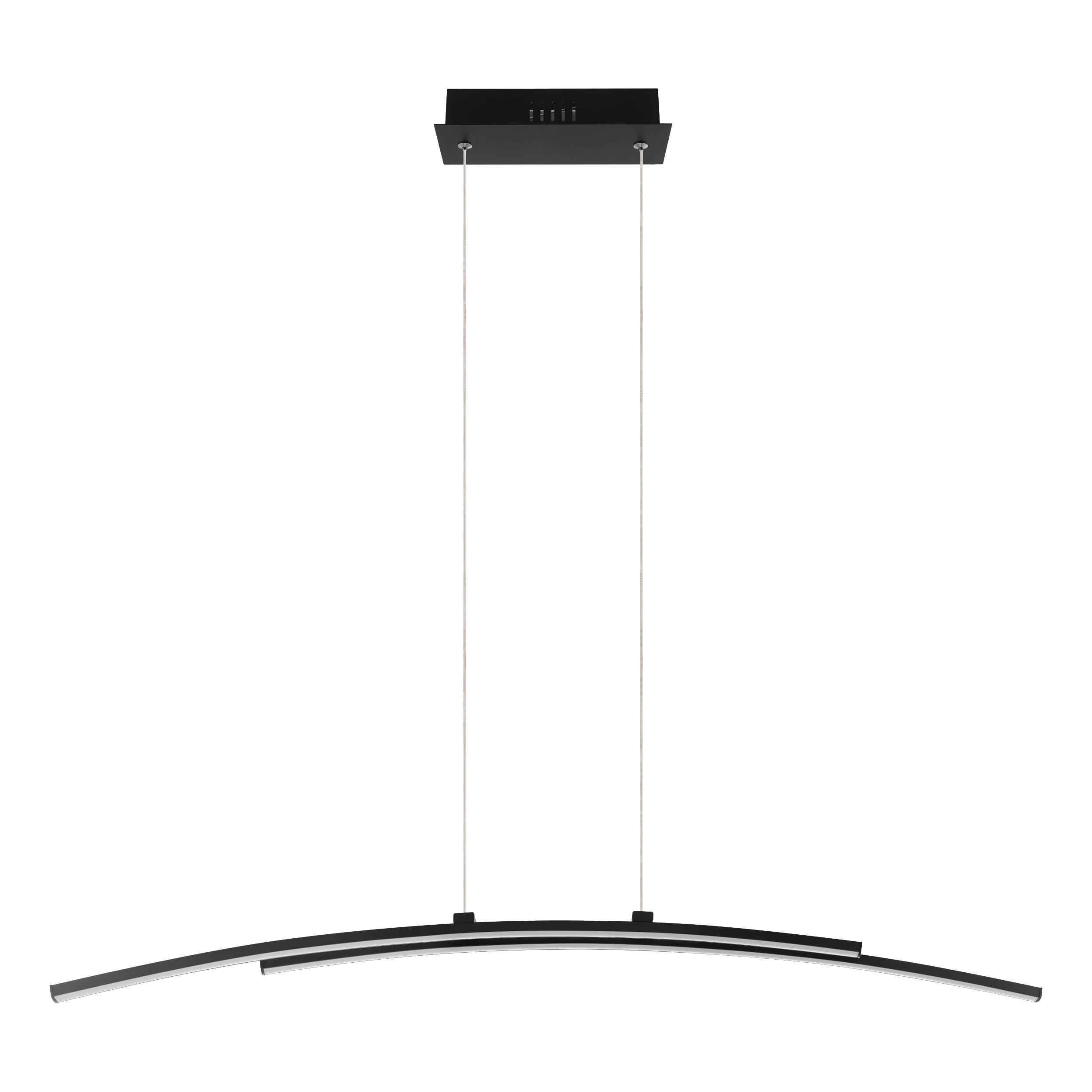 Lámpara de techo led Beryl INSPIRE negra 2 luces | Leroy Merlin