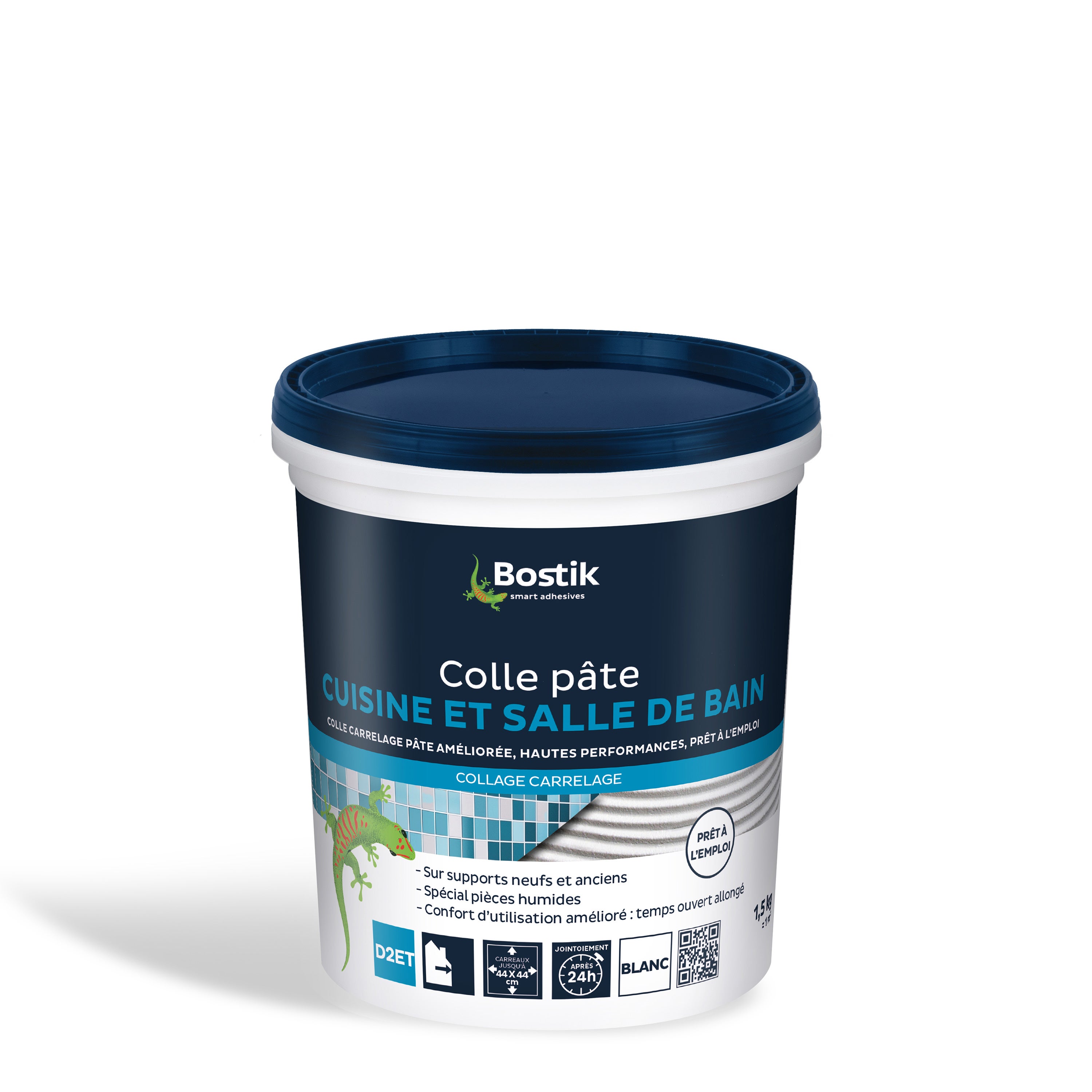 Colle en pâte pour carrelage, BOSTIK, 1.5KG | Leroy Merlin