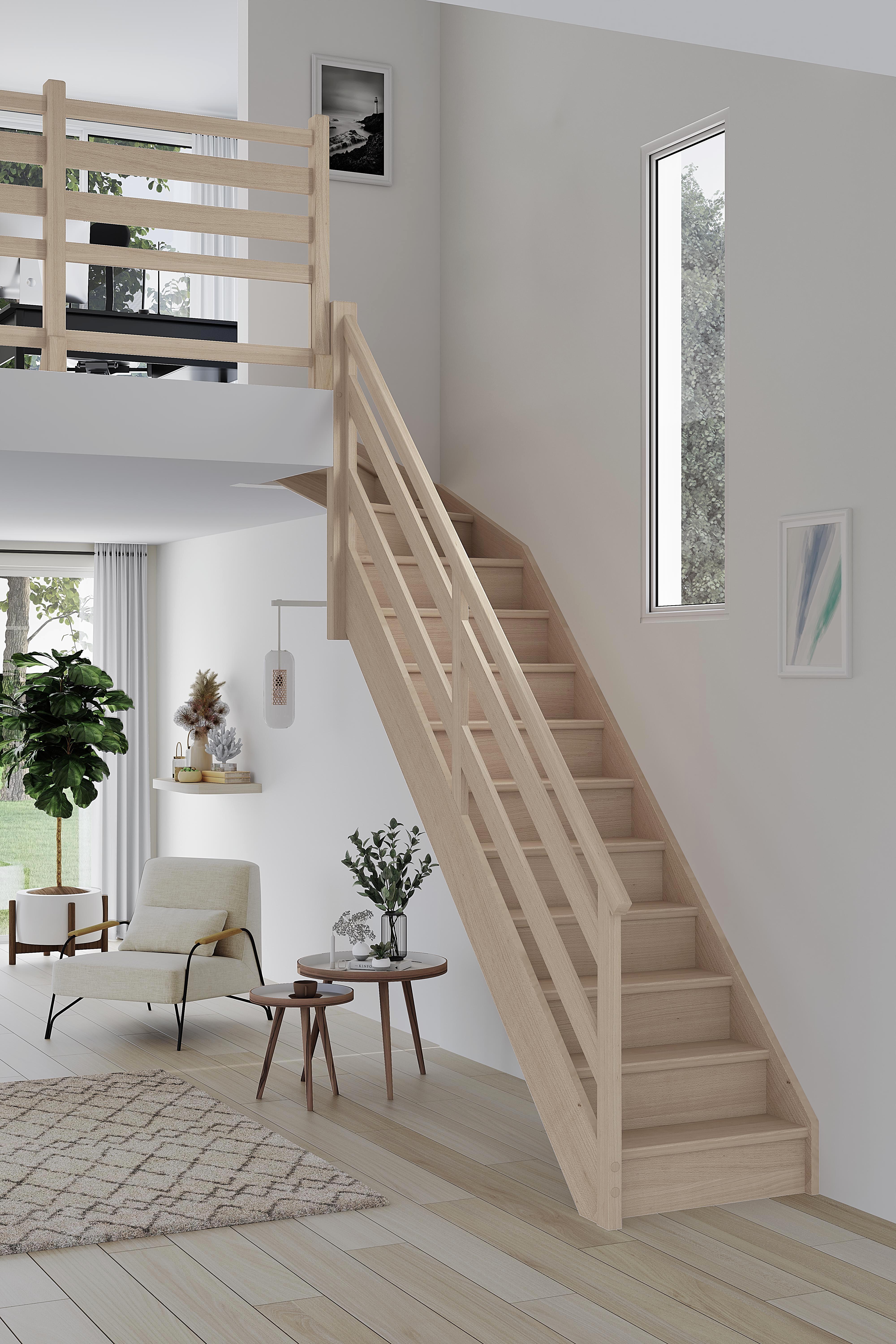 Escalier 1 4 Tournant Gauche
