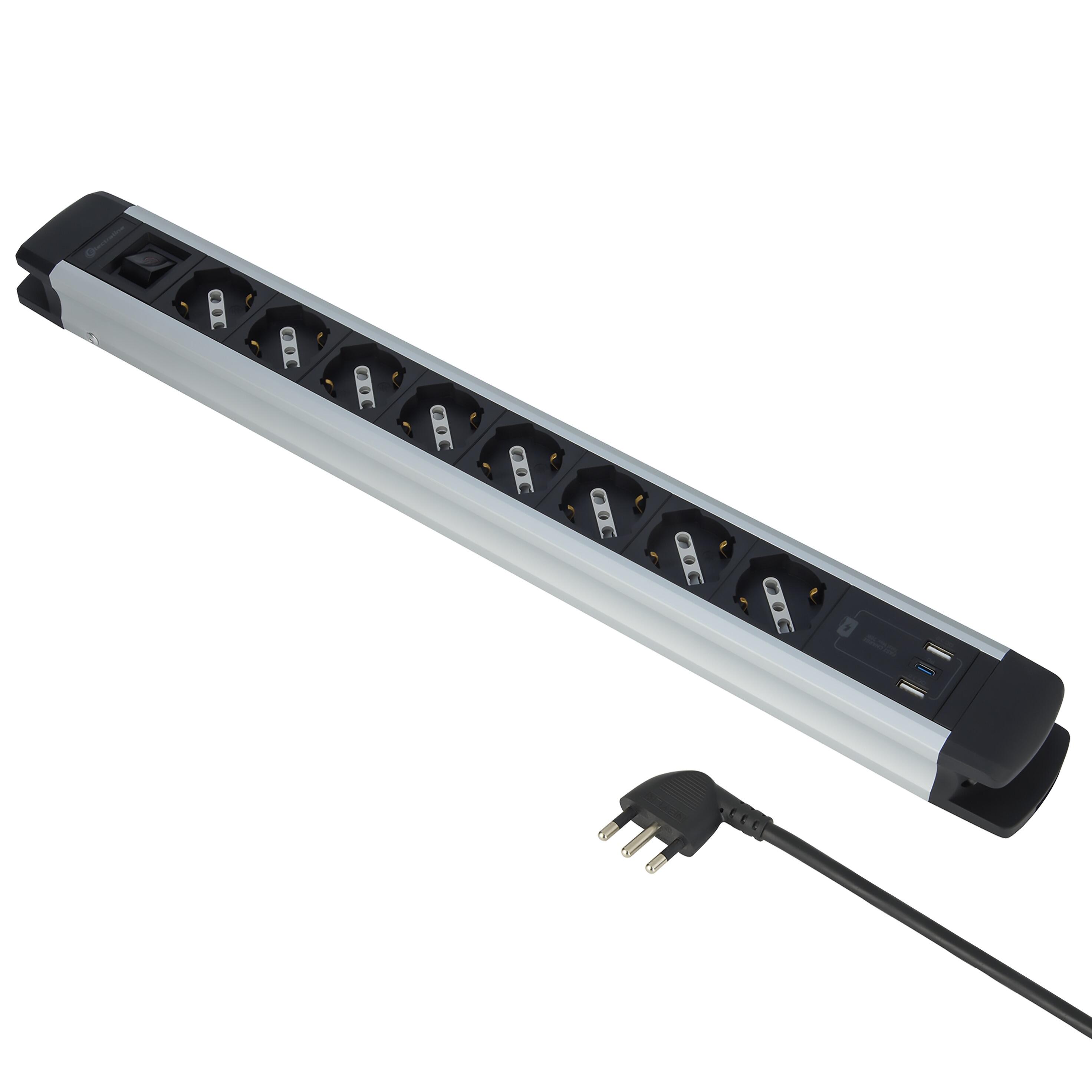 Multipresa ELECTRALINE 2 prese USB A 1 presa USB C | Leroy Merlin