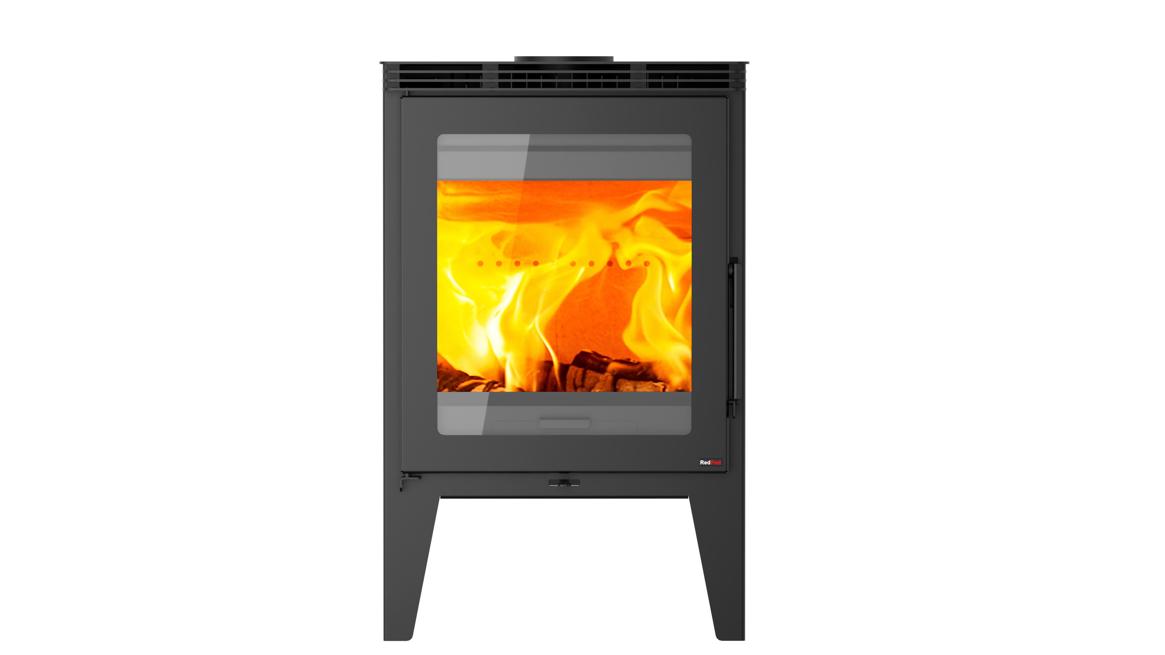 Estufa de leña RENO ECO de 8.1 kw de 60 cm | Leroy Merlin