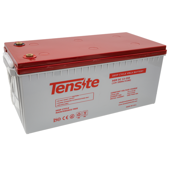 Batería solar AGM TENSITE 12V 250Ah | Leroy Merlin