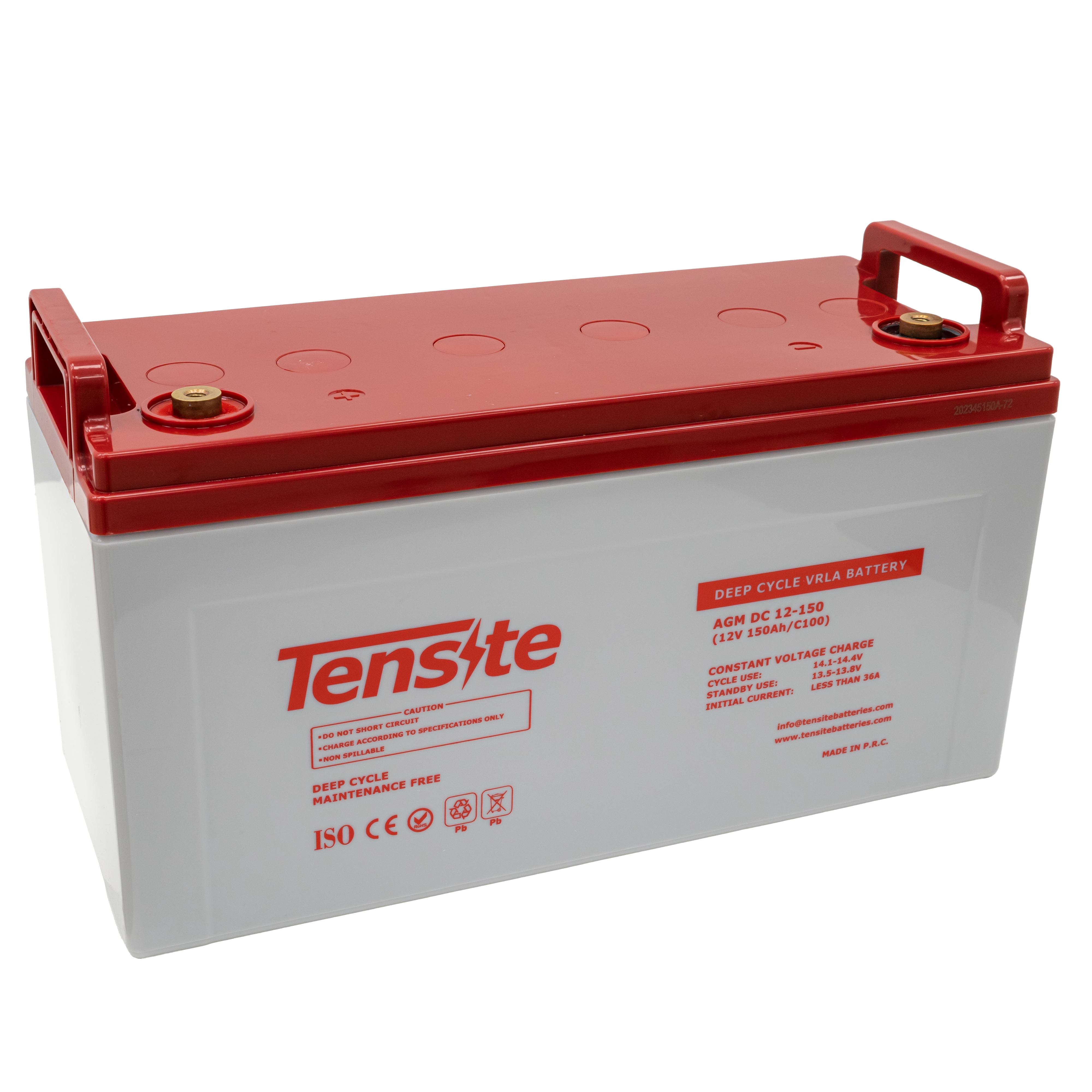 Batería solar AGM TENSITE 12V 150Ah | Leroy Merlin