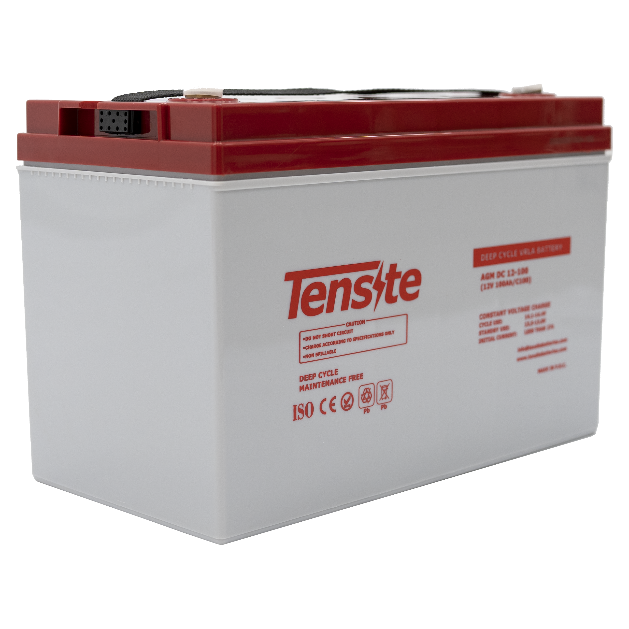 Batería solar AGM TENSITE 12V 100Ah | Leroy Merlin