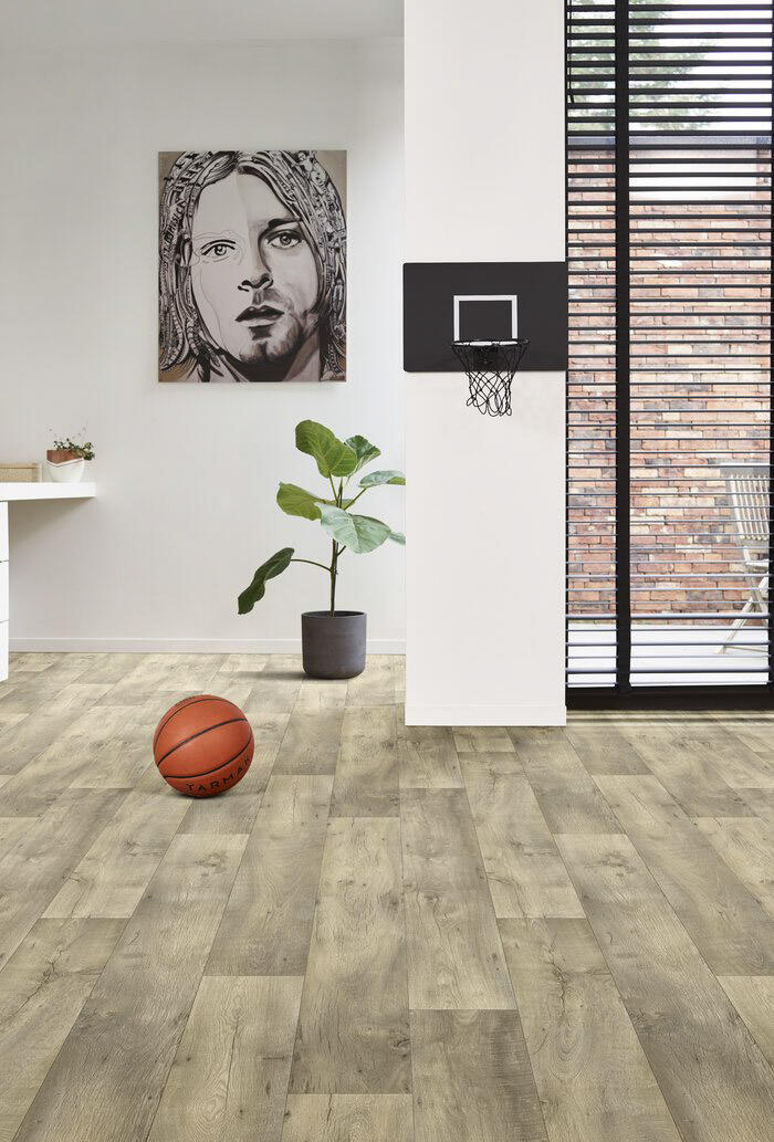 Rouleau vinyle bois foncé Supreme valley oak BEAUFLOR rouleau l.4m ...