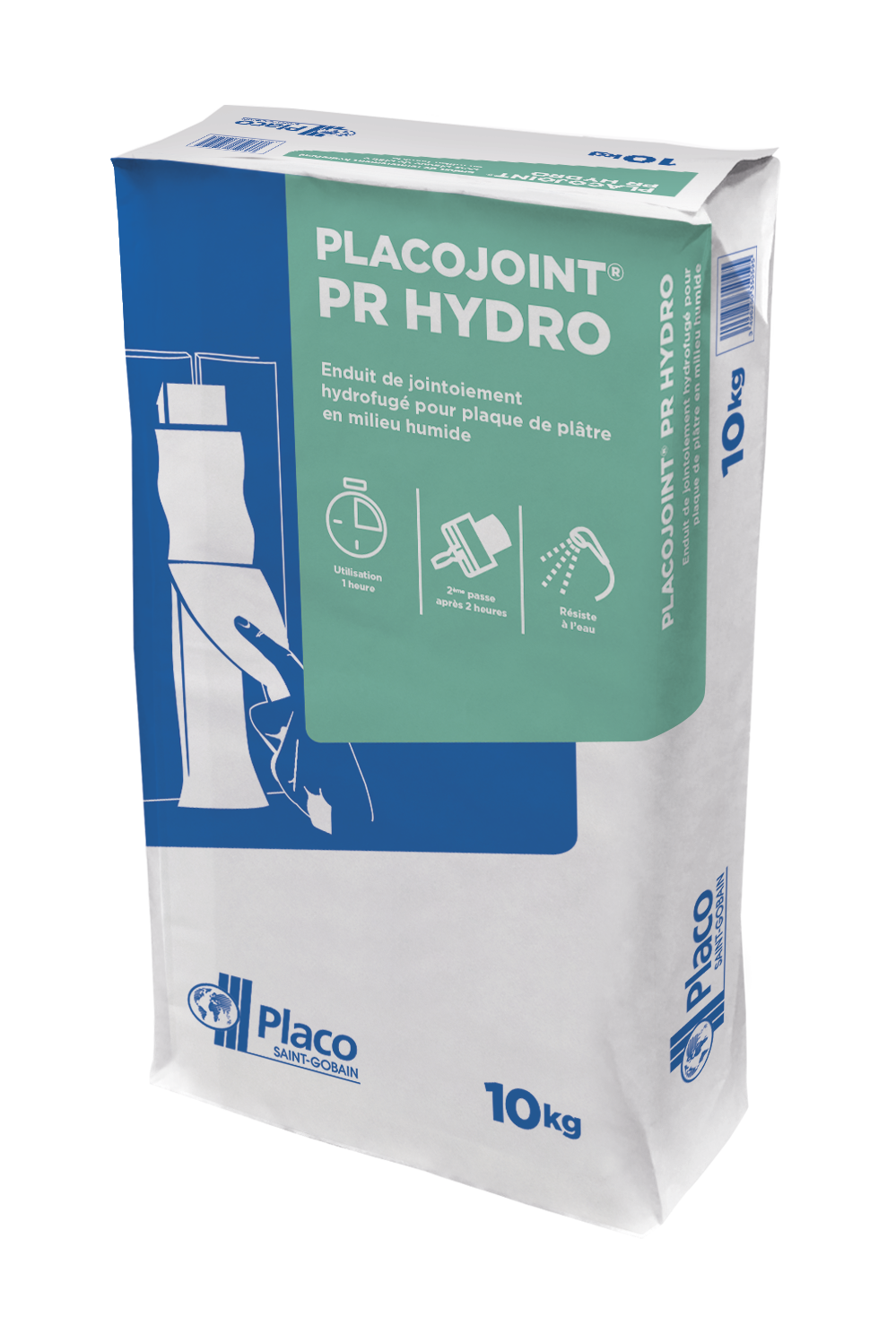 Enduit à joint Placojoint PR HYDRO PLACO, 10kg | Leroy Merlin