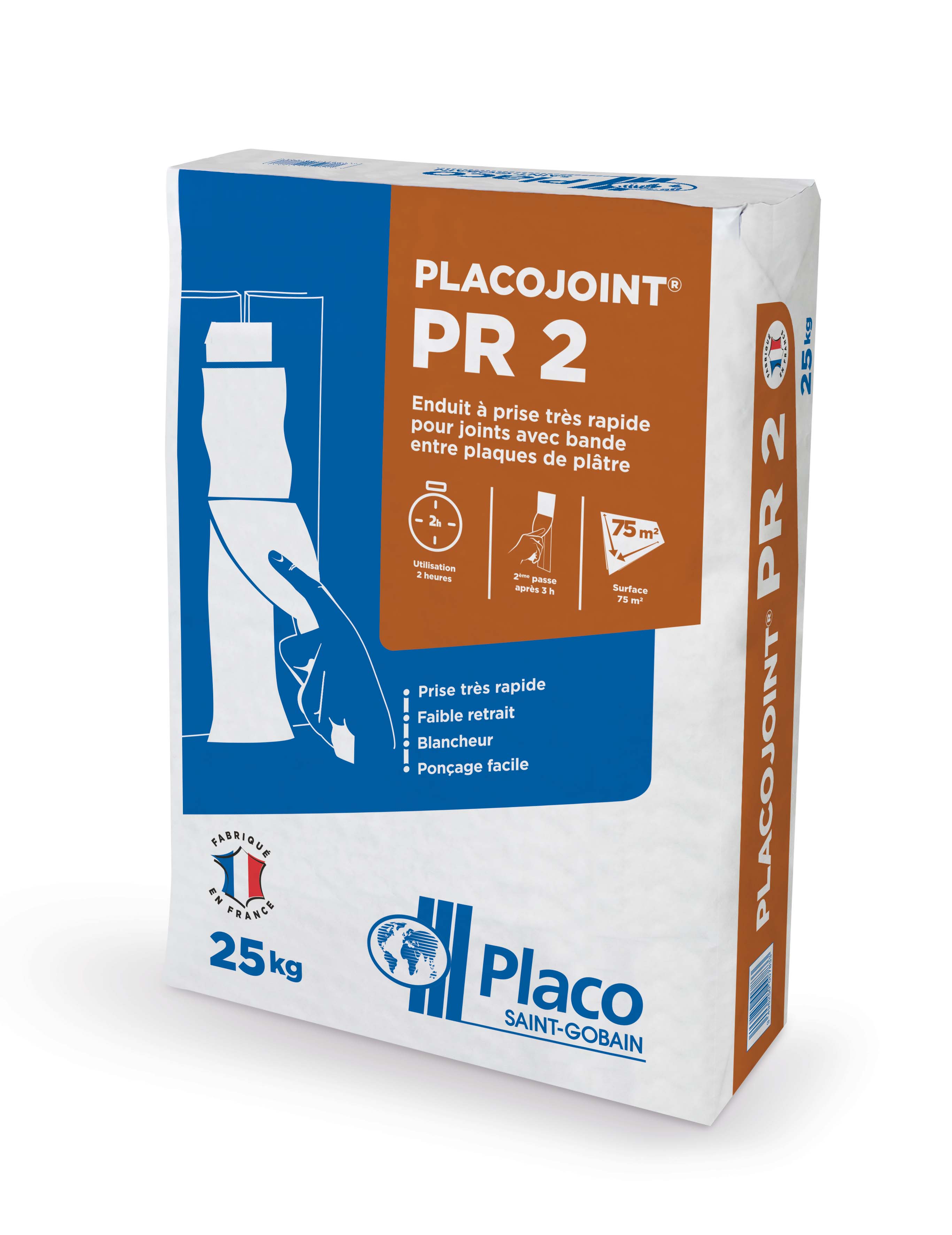 Enduit à joint Placojoint PR2 PLACO, 25kg | Leroy Merlin