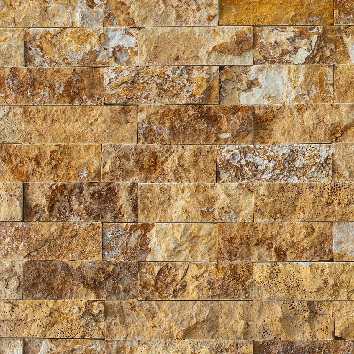 Rivestimento decorativo in travertino Natimur Scabas marrone, biege e ...