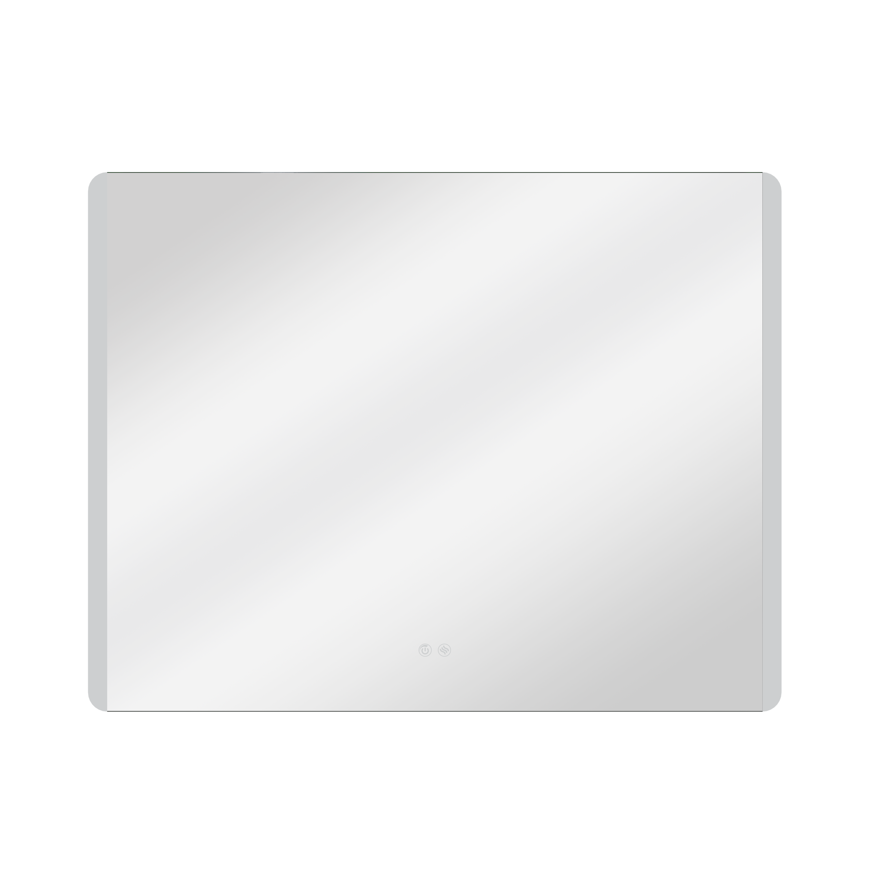 Lustro z oświetleniem Easy 90 x 70 cm Sensea - Leroy Merlin