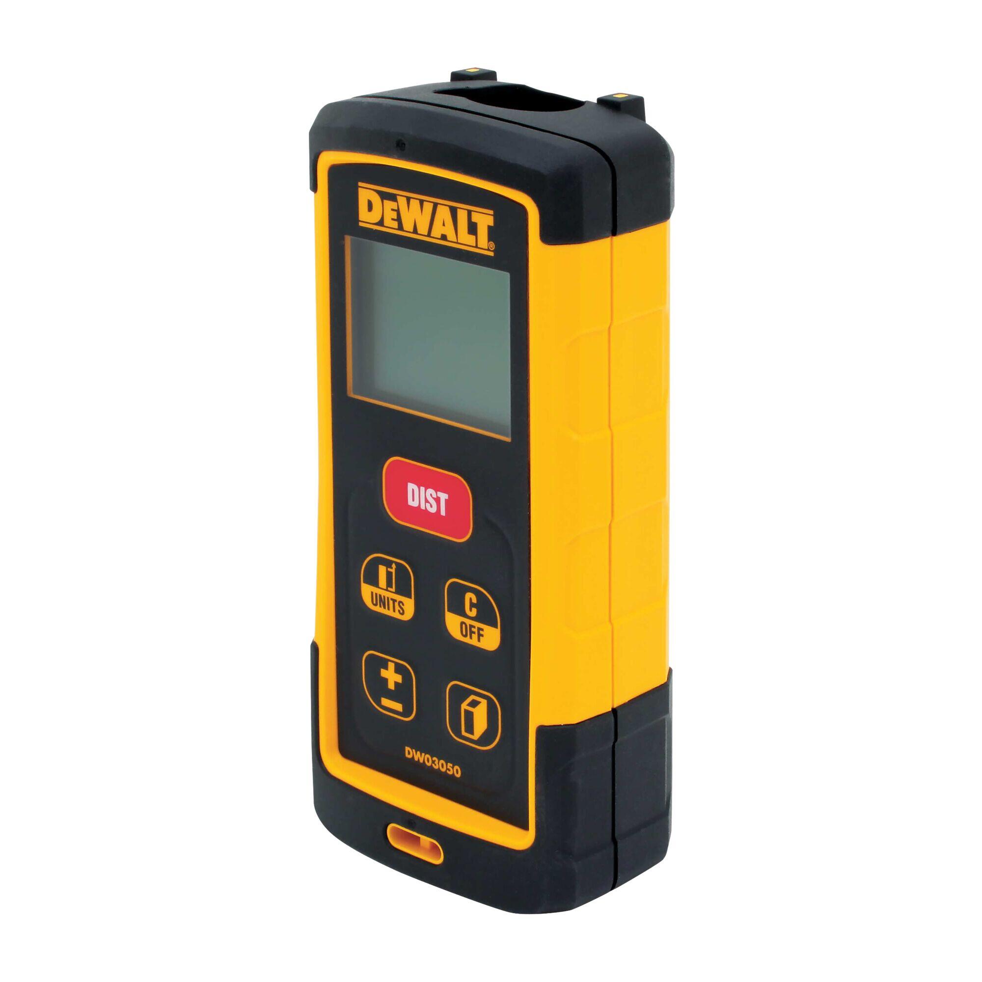 Medidor láser DEWALT 50 metros con Bluetooth, precisión ± 1,5 mm, IP65 ...