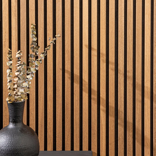 Lamelle de bois murale au meilleur prix | Leroy Merlin