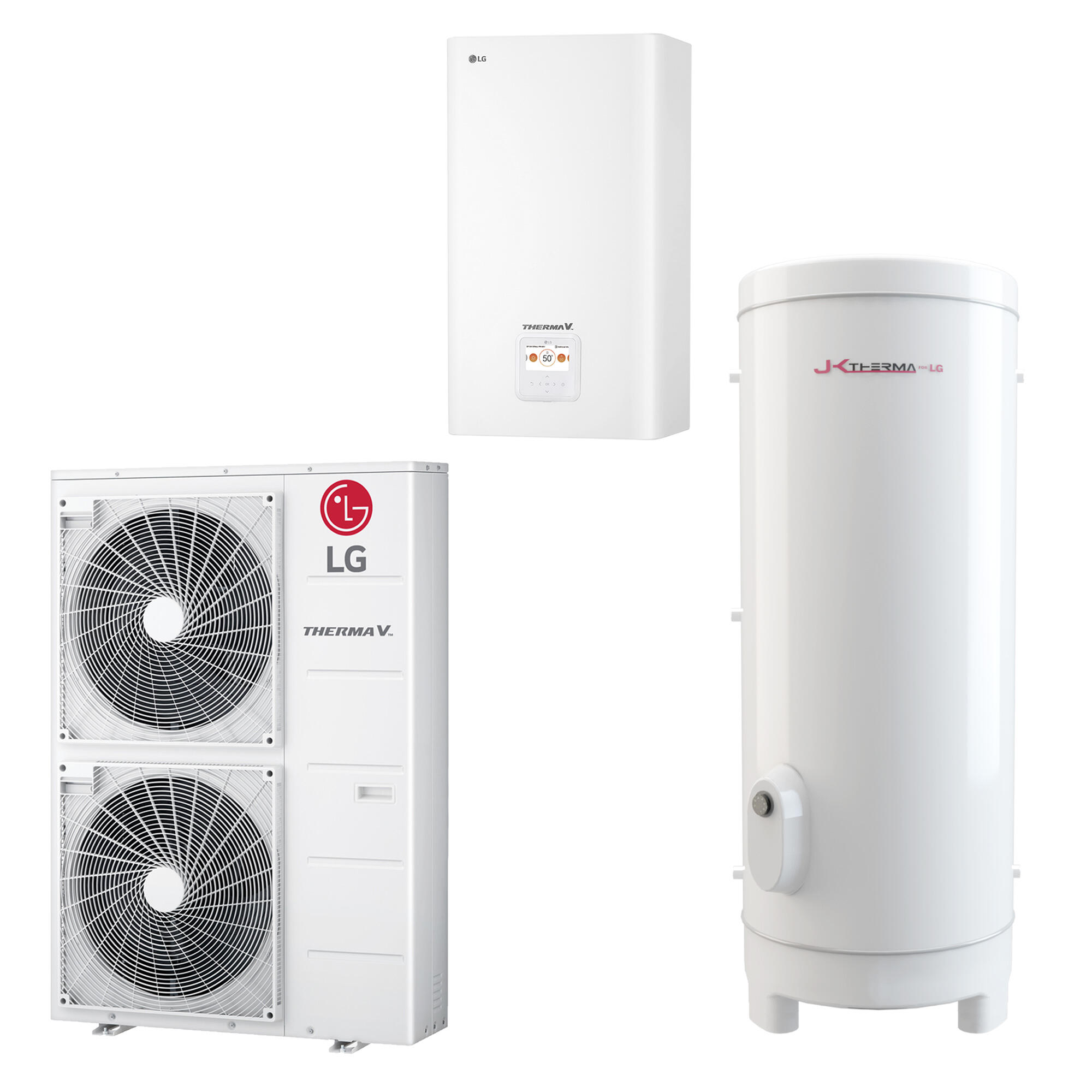 Aerotermia calefacción/acs bibloc lg 16kw alta/temperatura acumul 300l ...